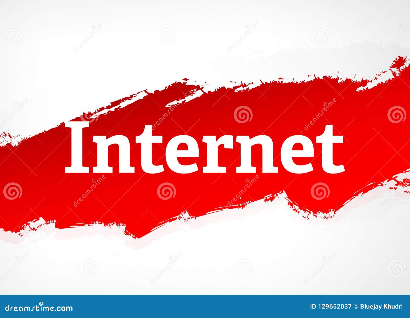 Internet Red Brush Abstract Background Illustration Stock Illustration ...
