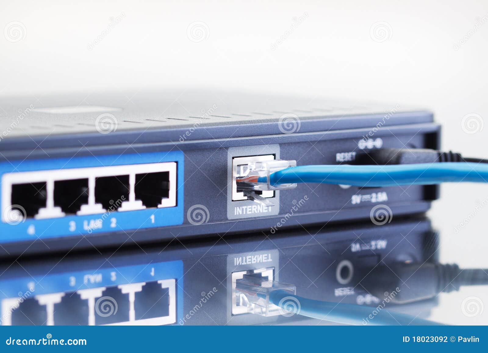 Internet router stock photo. Image of digital, inserting - 18023092