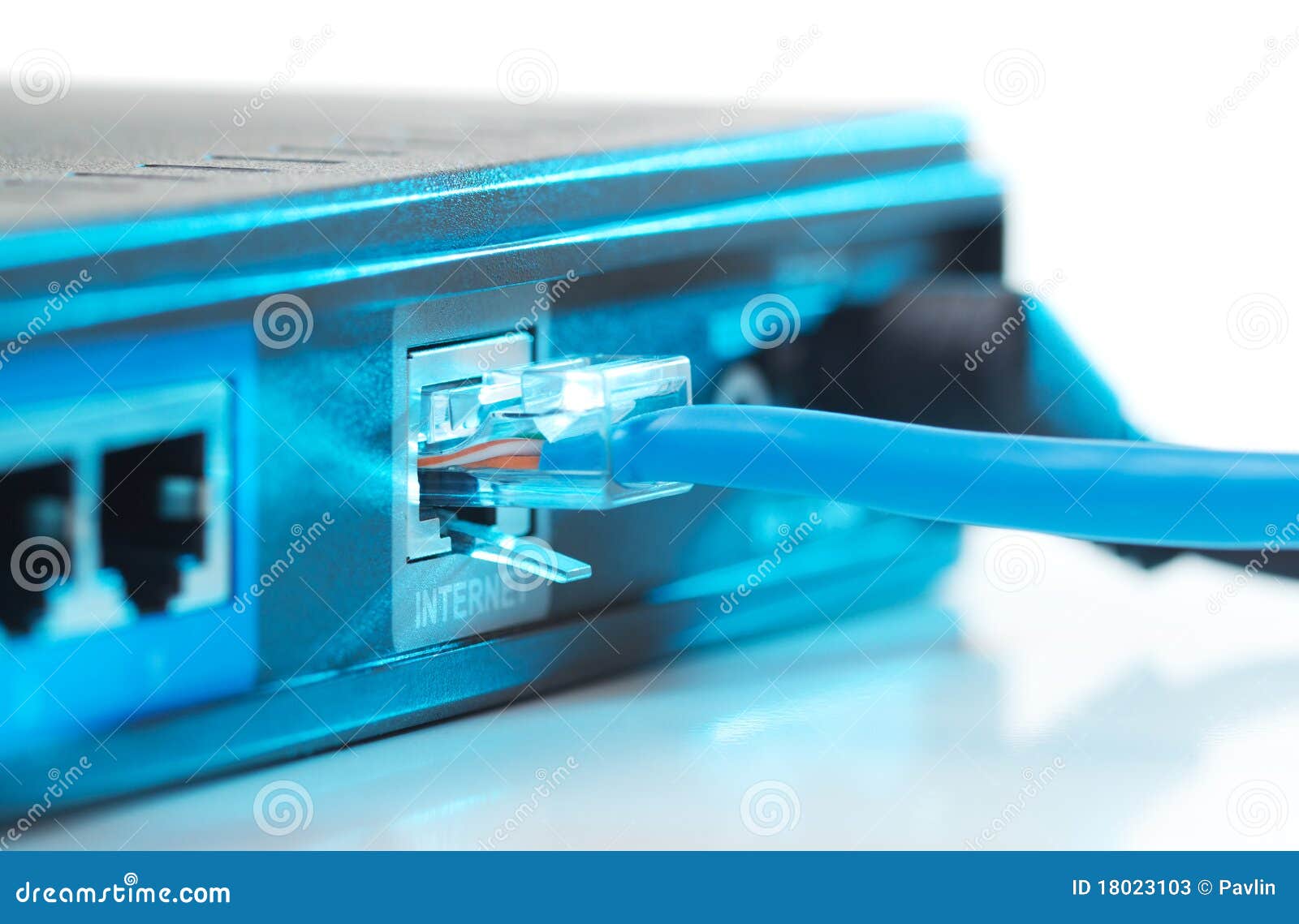 Internet router stock image. Image of plug, connection - 18023103