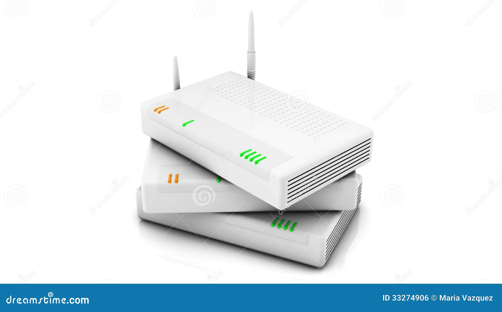 Internet routers stock illustration. Illustration of plug - 33274906