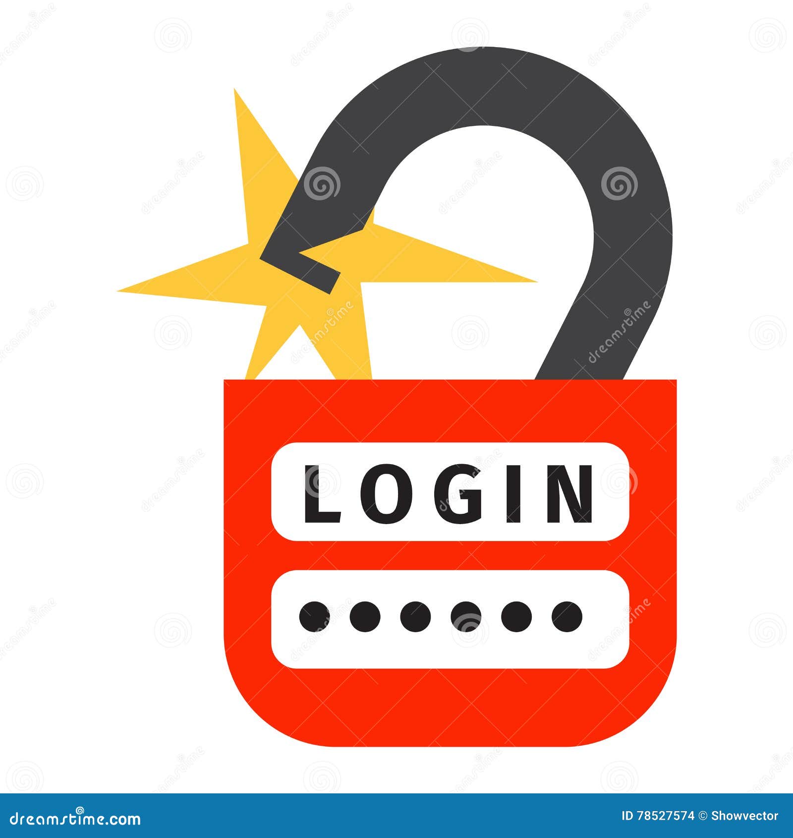 Internet Safety Icon Isolated Stock Vector - Illustration of flat ...