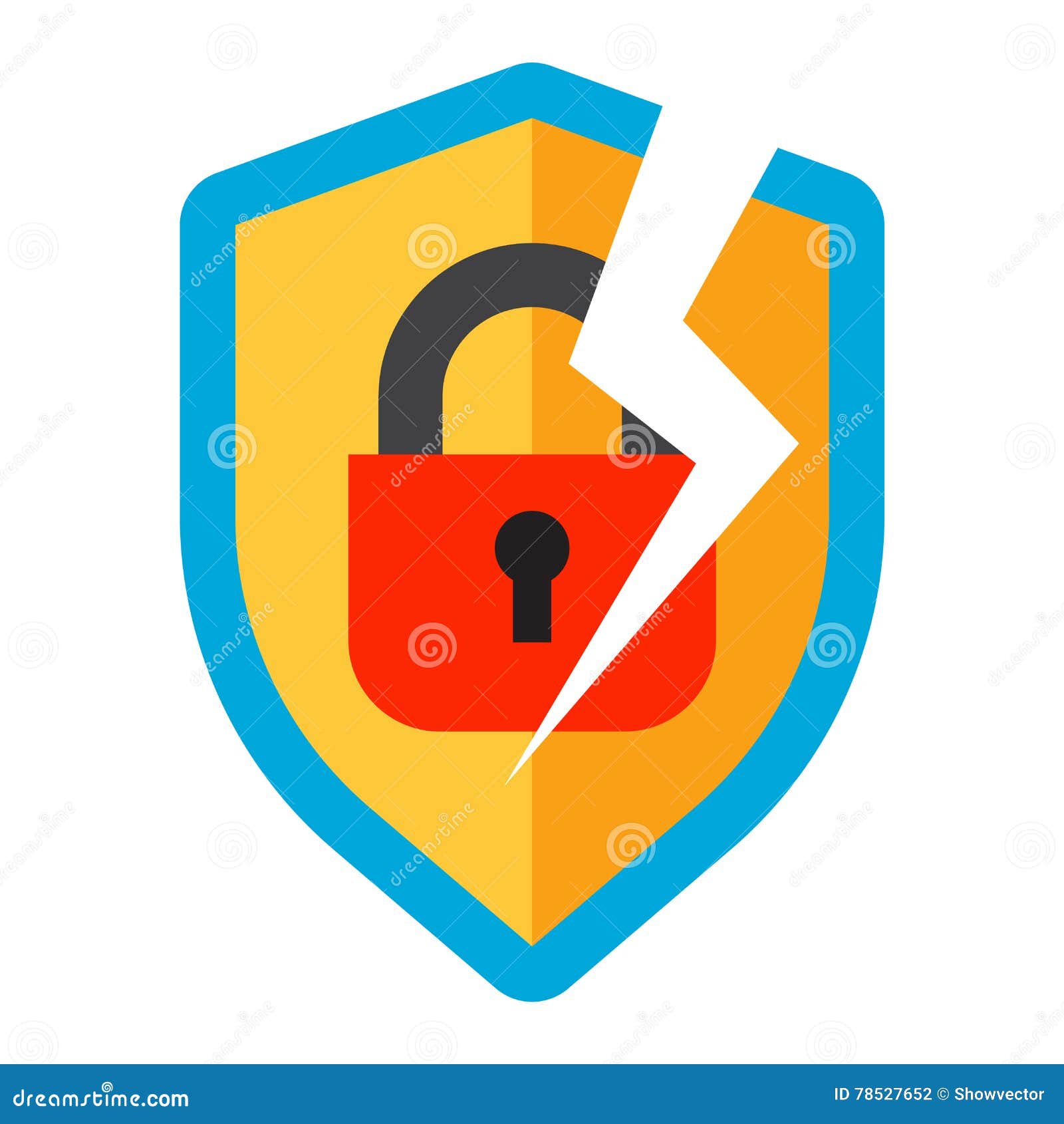 Internet Safety Icon Isolated Stock Vector - Illustration of concept ...