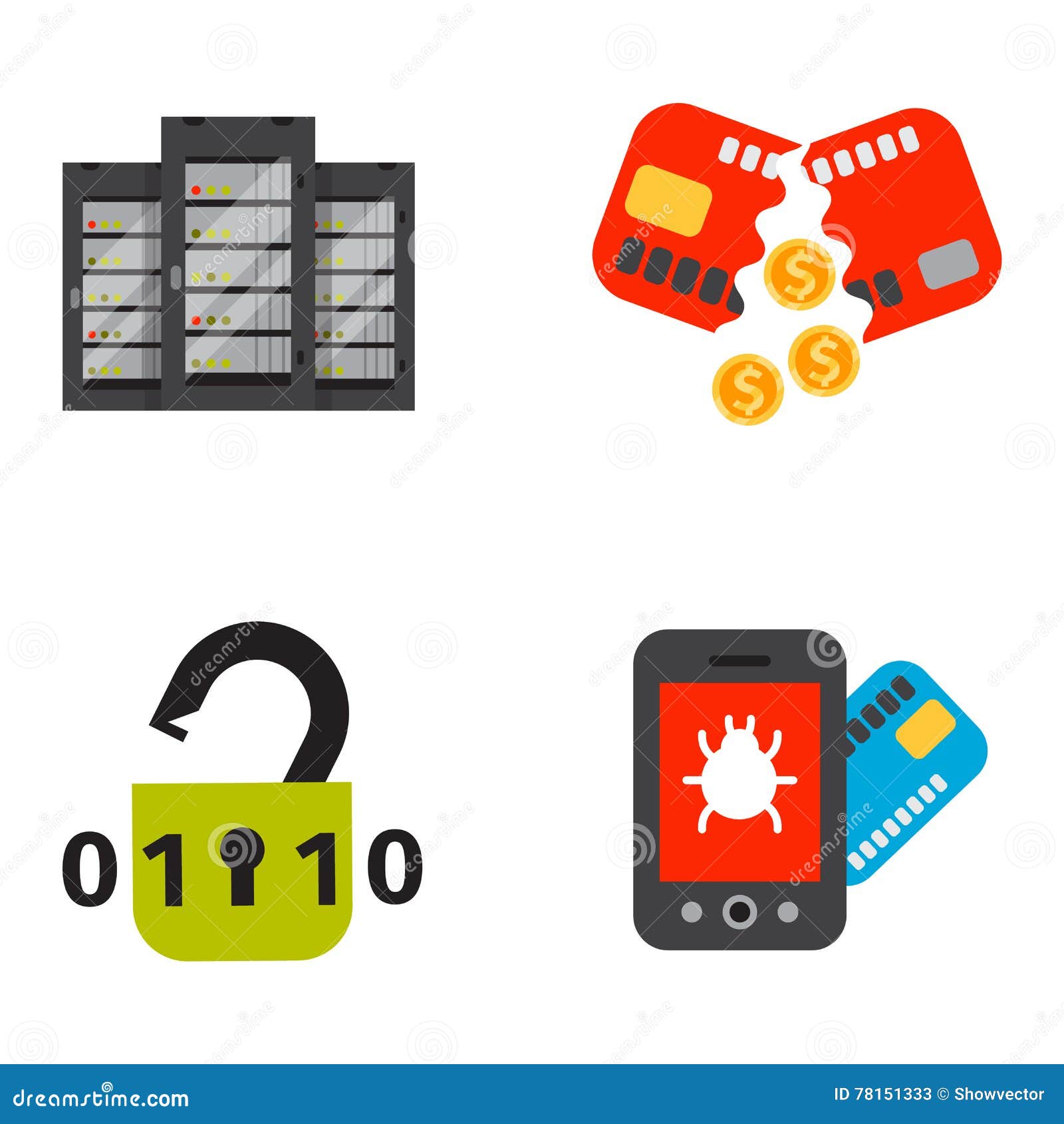 Internet safety icons stock vector. Illustration of file - 78151333