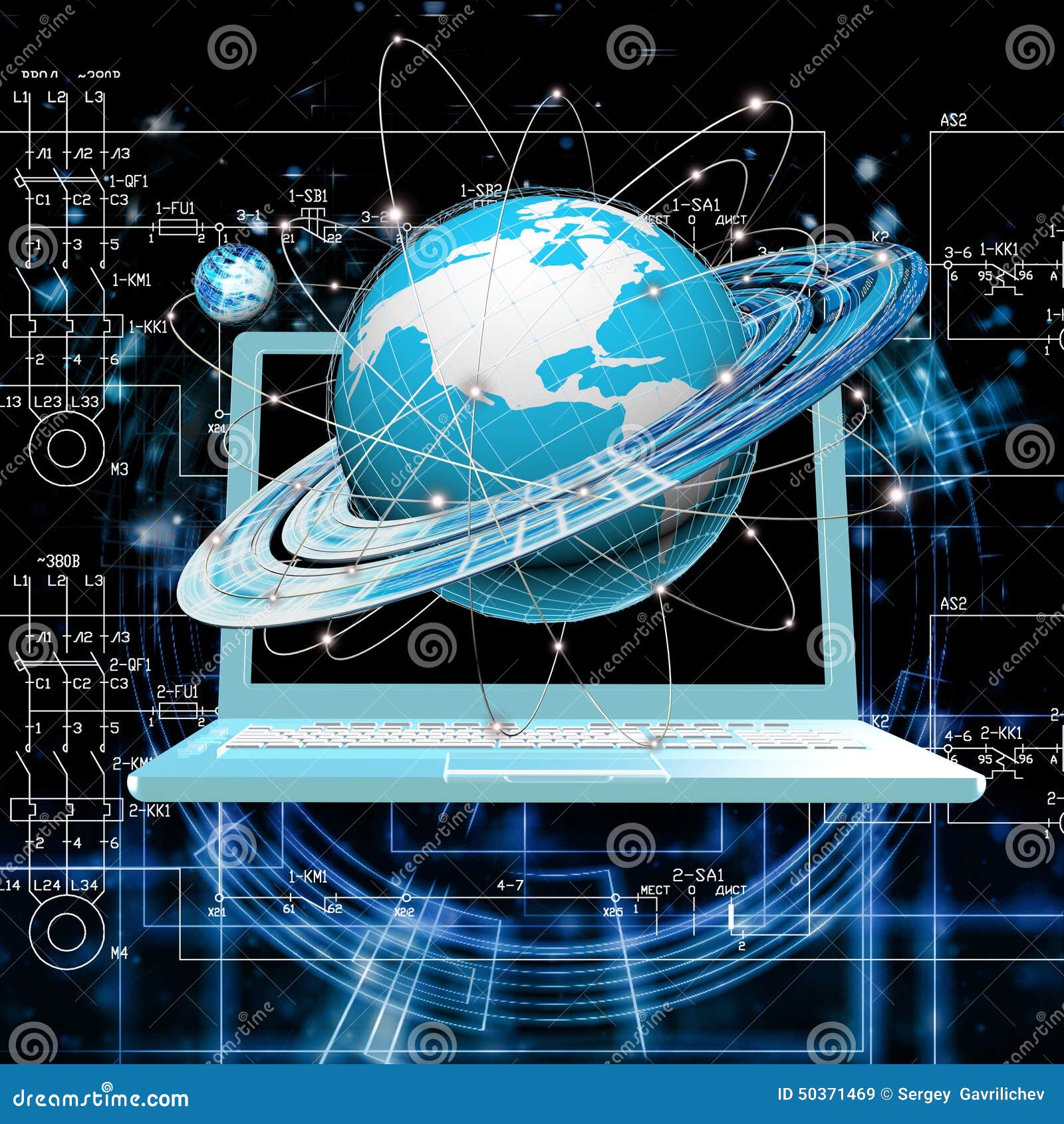 Internet. stock image. Image of globe, connection, blue - 50371469