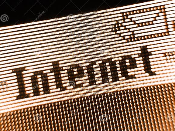 Internet screen stock image. Image of concepts, electronics - 13693