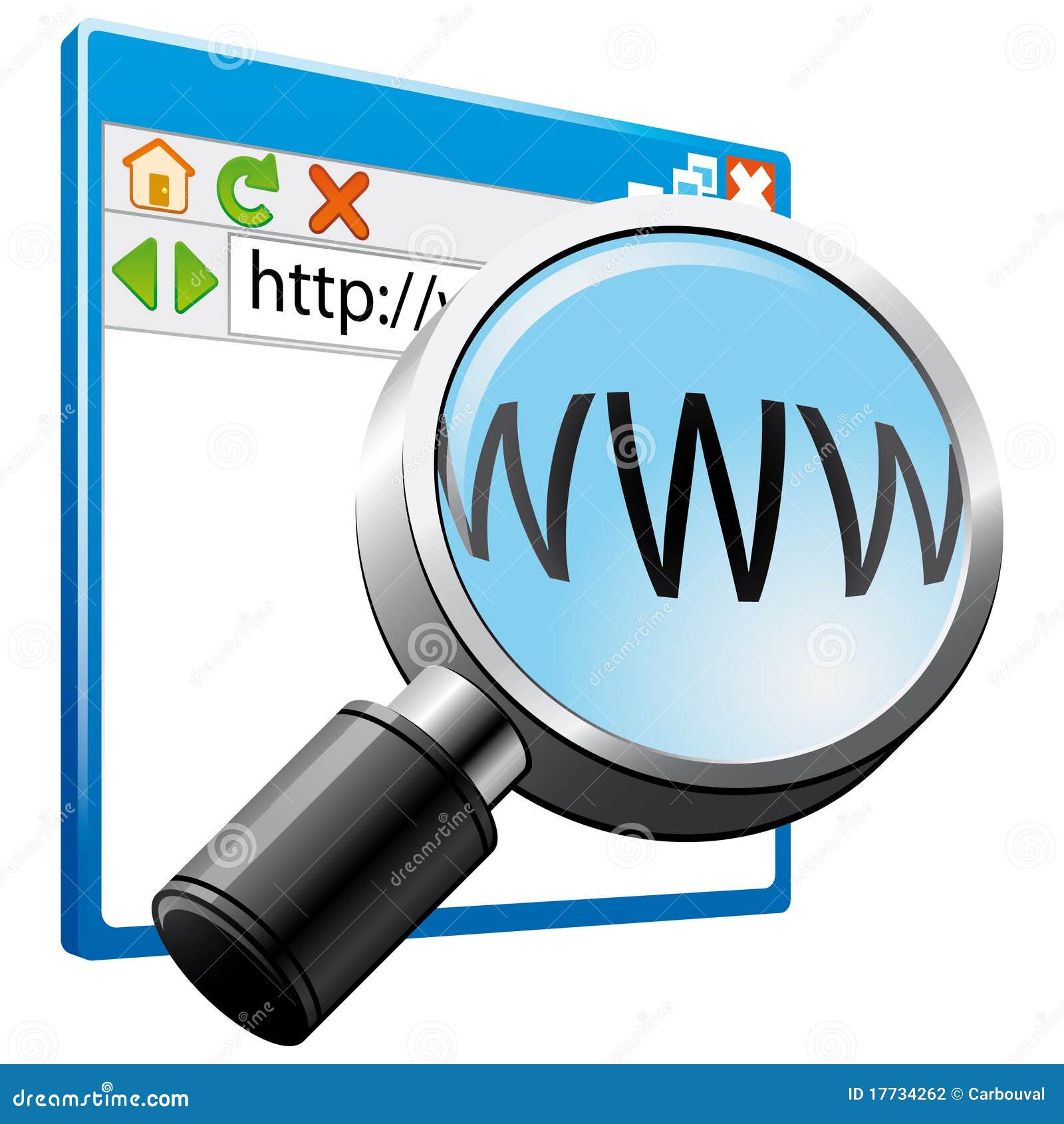 Internet Search Icon Stock Photography - Image: 17734262