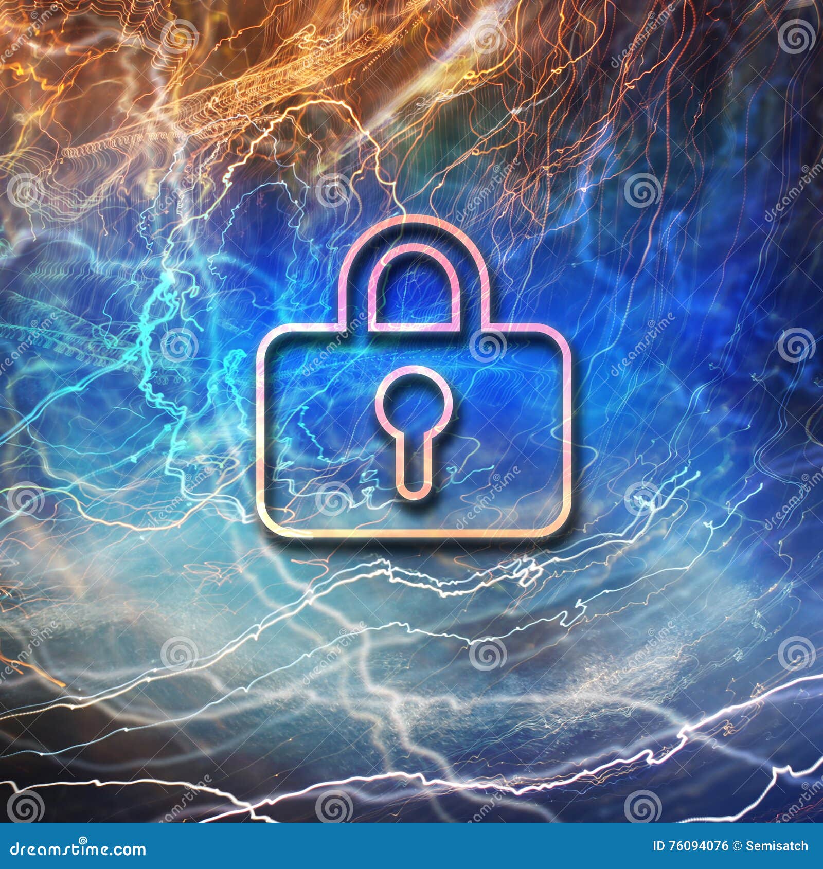 Internet Security Business Background Concept in Blue Color Stock ...