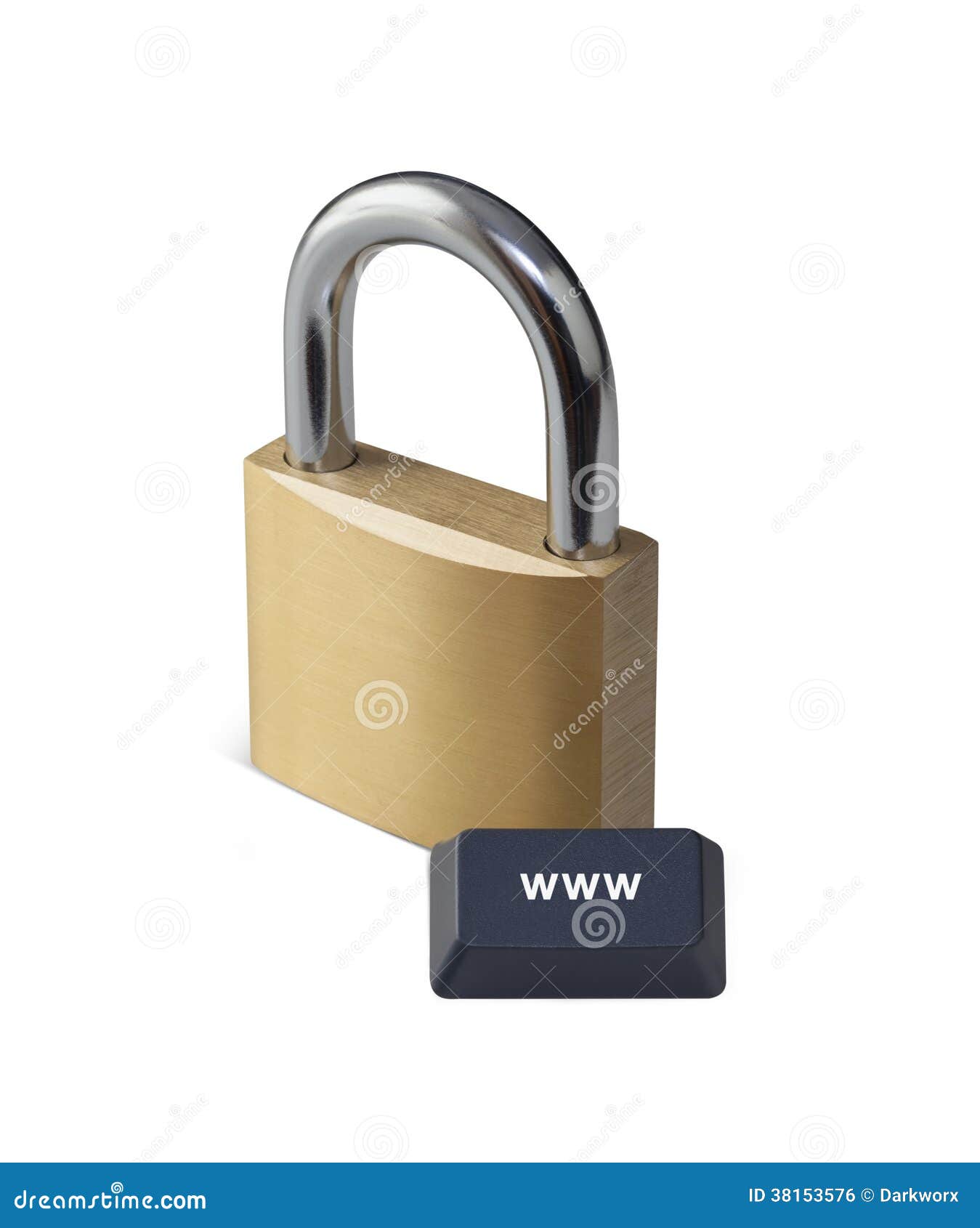 Internet Security Concept with Clipping Path Stock Photo - Image of ...