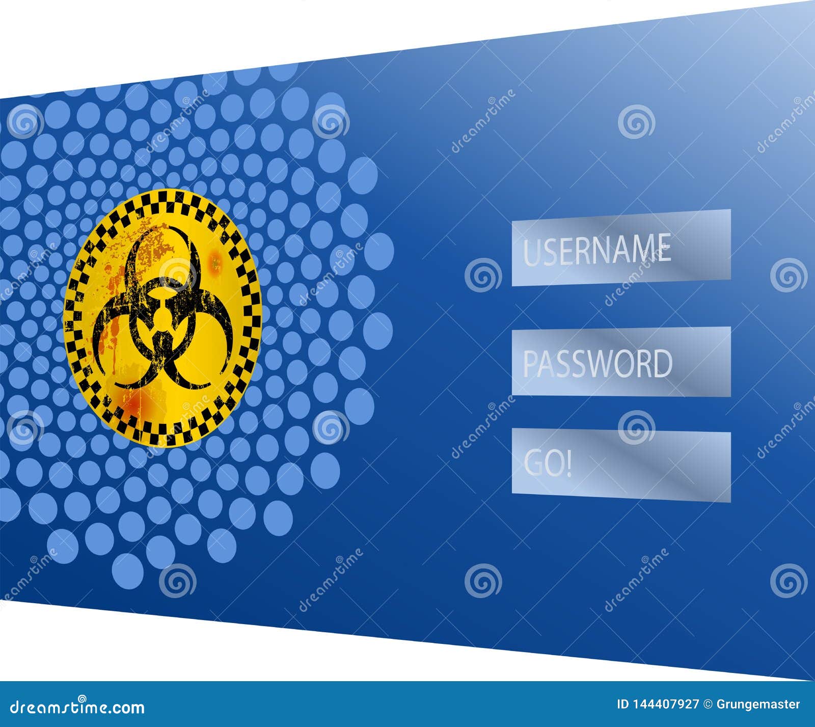 Internet Security Concept, Computer Virus, Hacking Warning Alarm Sign ...