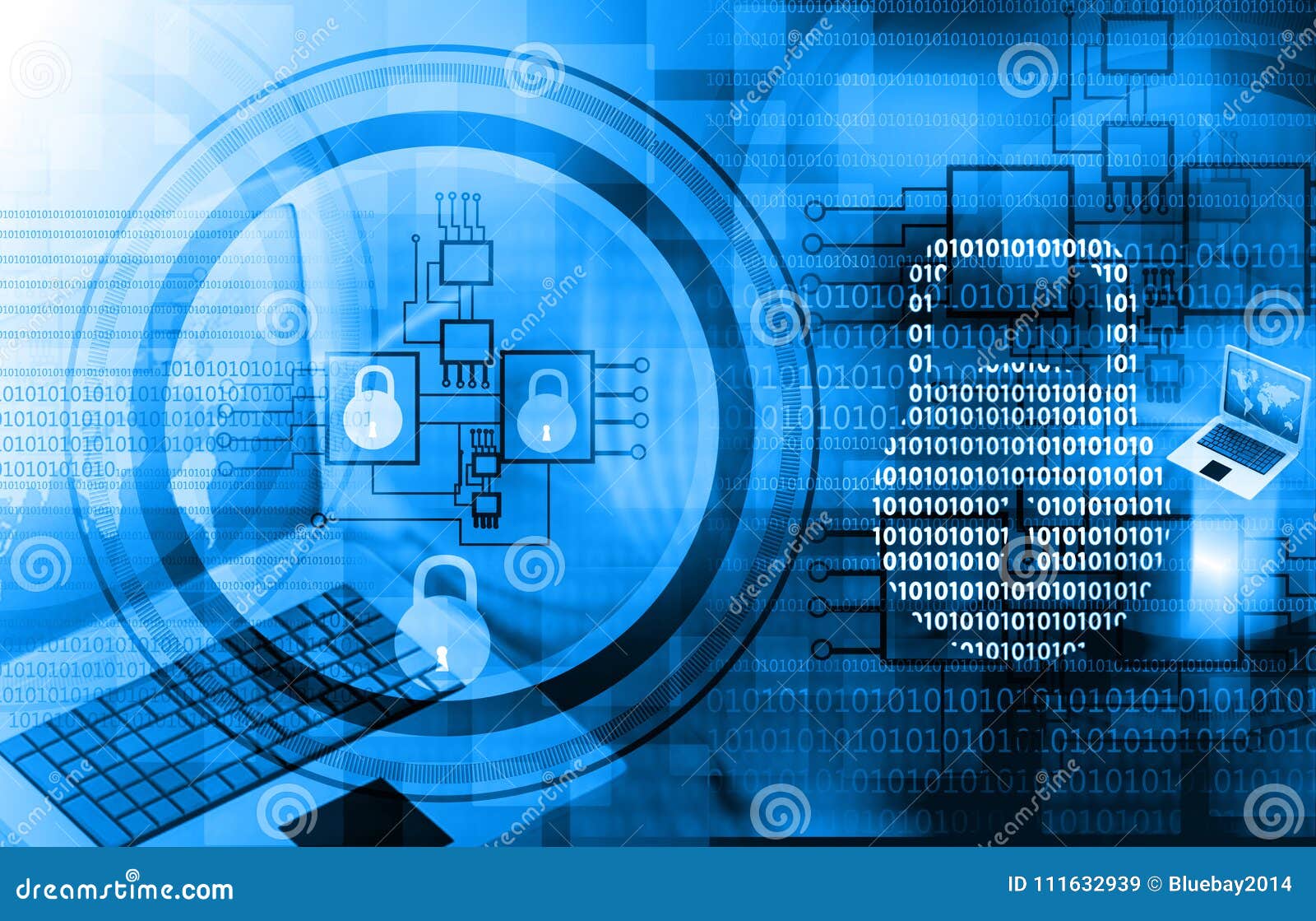Internet Security concept stock illustration. Illustration of concept ...