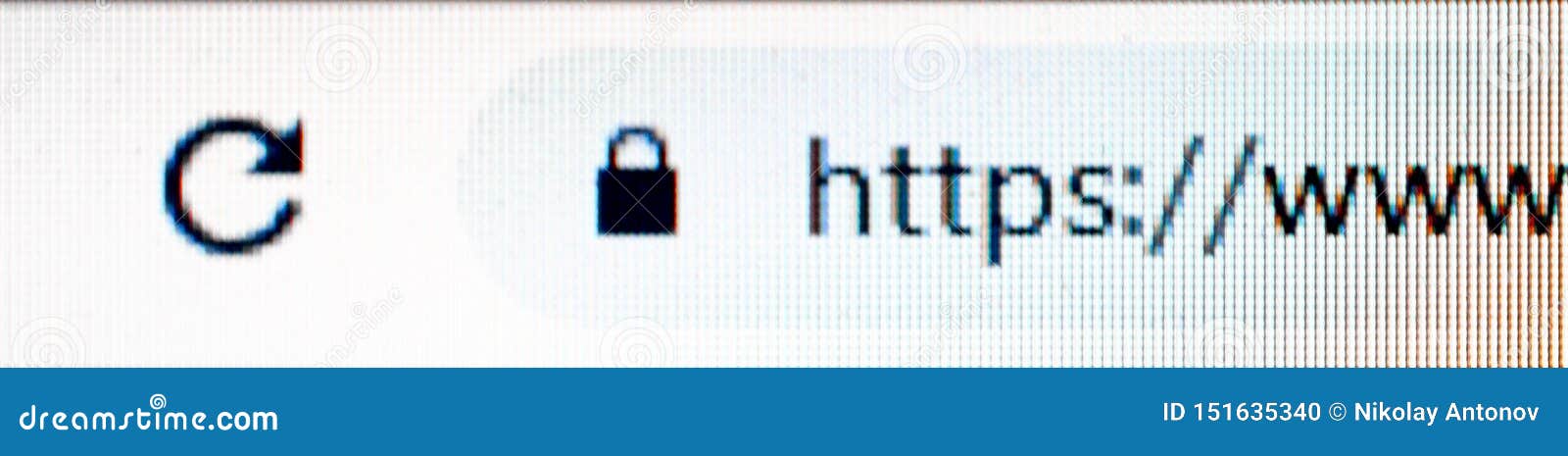 Internet Security Concept. SSL Https and Lock Symbol in Computer ...