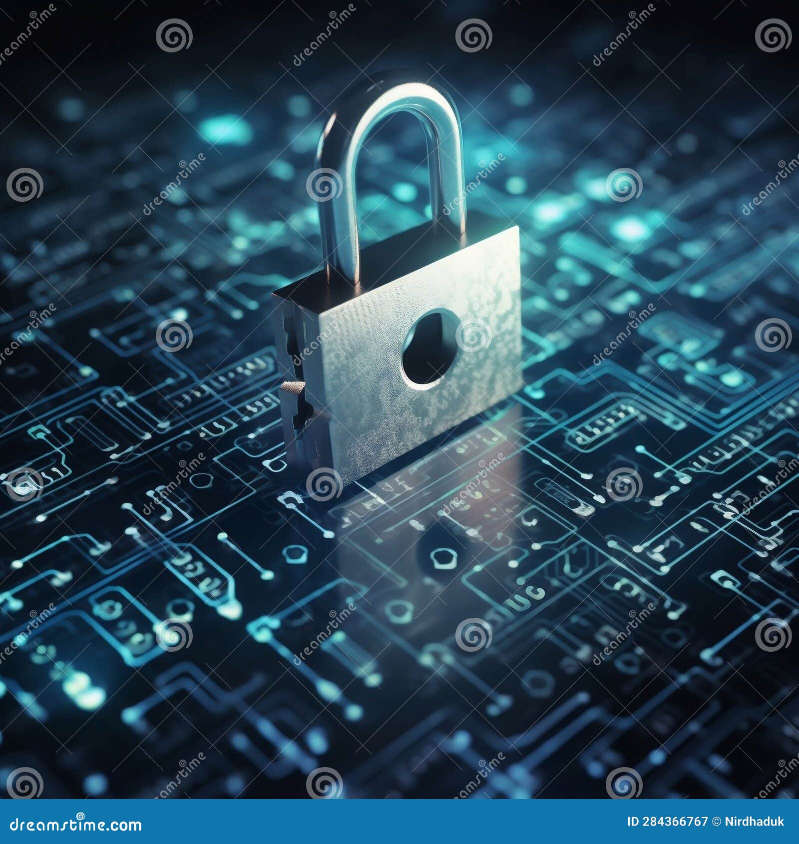 Blockchain Cybersecurity Isolated Cartoon Vector Illustrations. | CartoonDealer.com #259540800