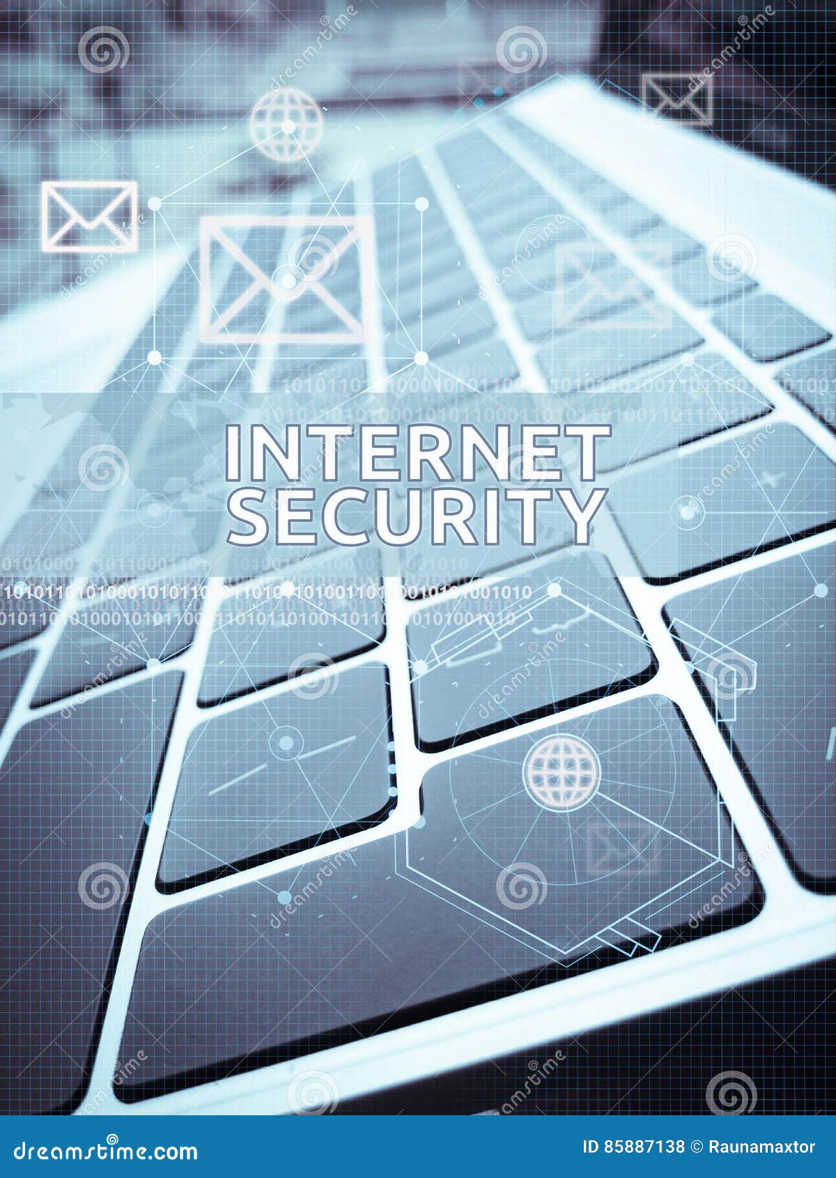 INTERNET SECURITY, Digital Business and Technology Concept Stock Photo ...