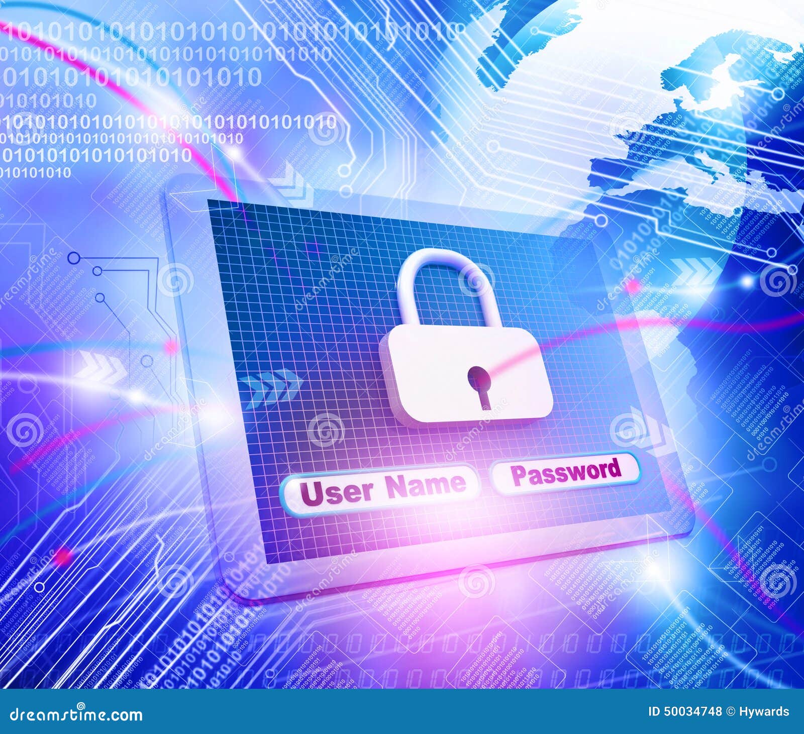Internet security stock illustration. Illustration of concept - 50034748