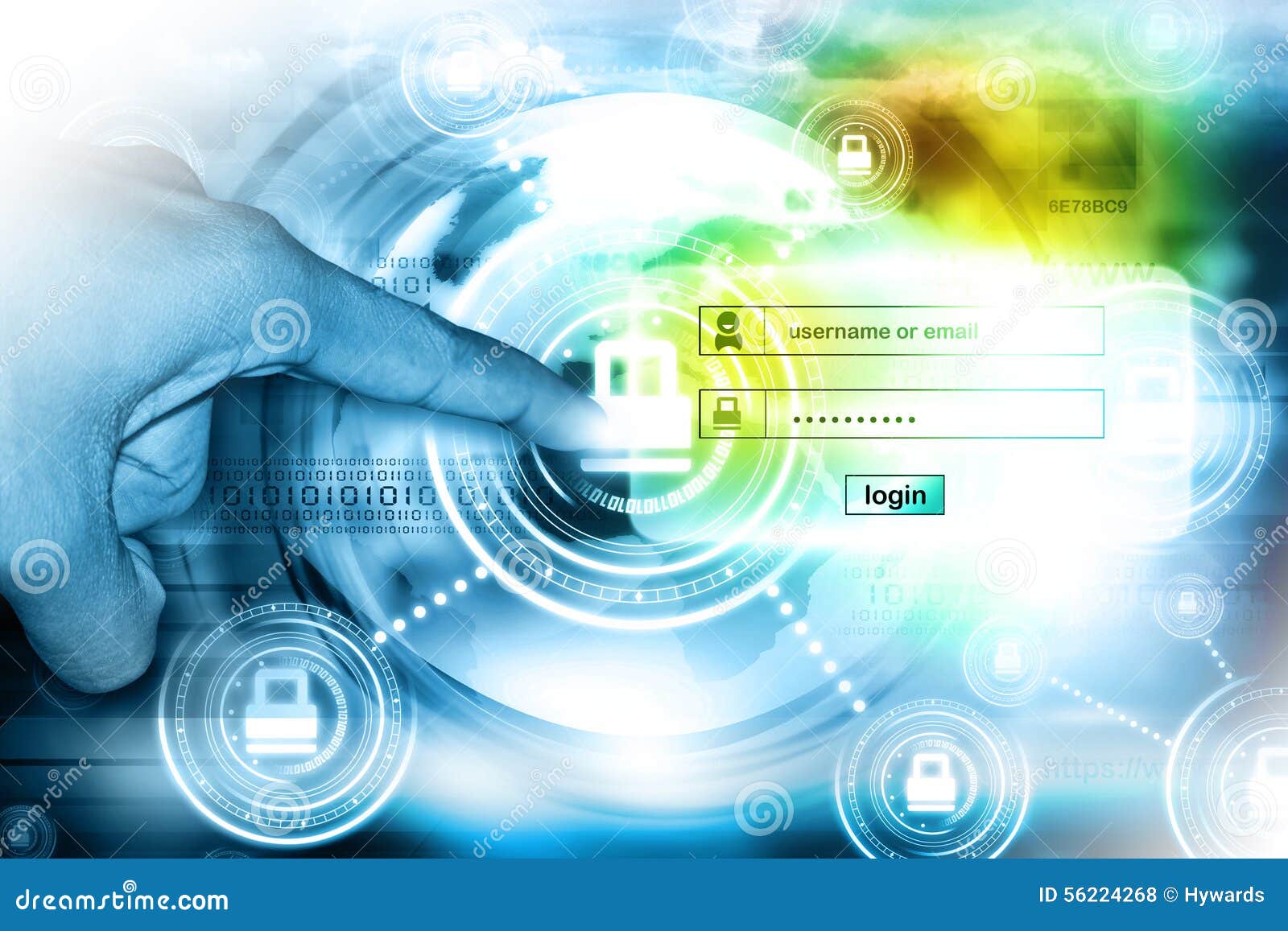 Internet security stock photo. Image of display, computer - 56224268