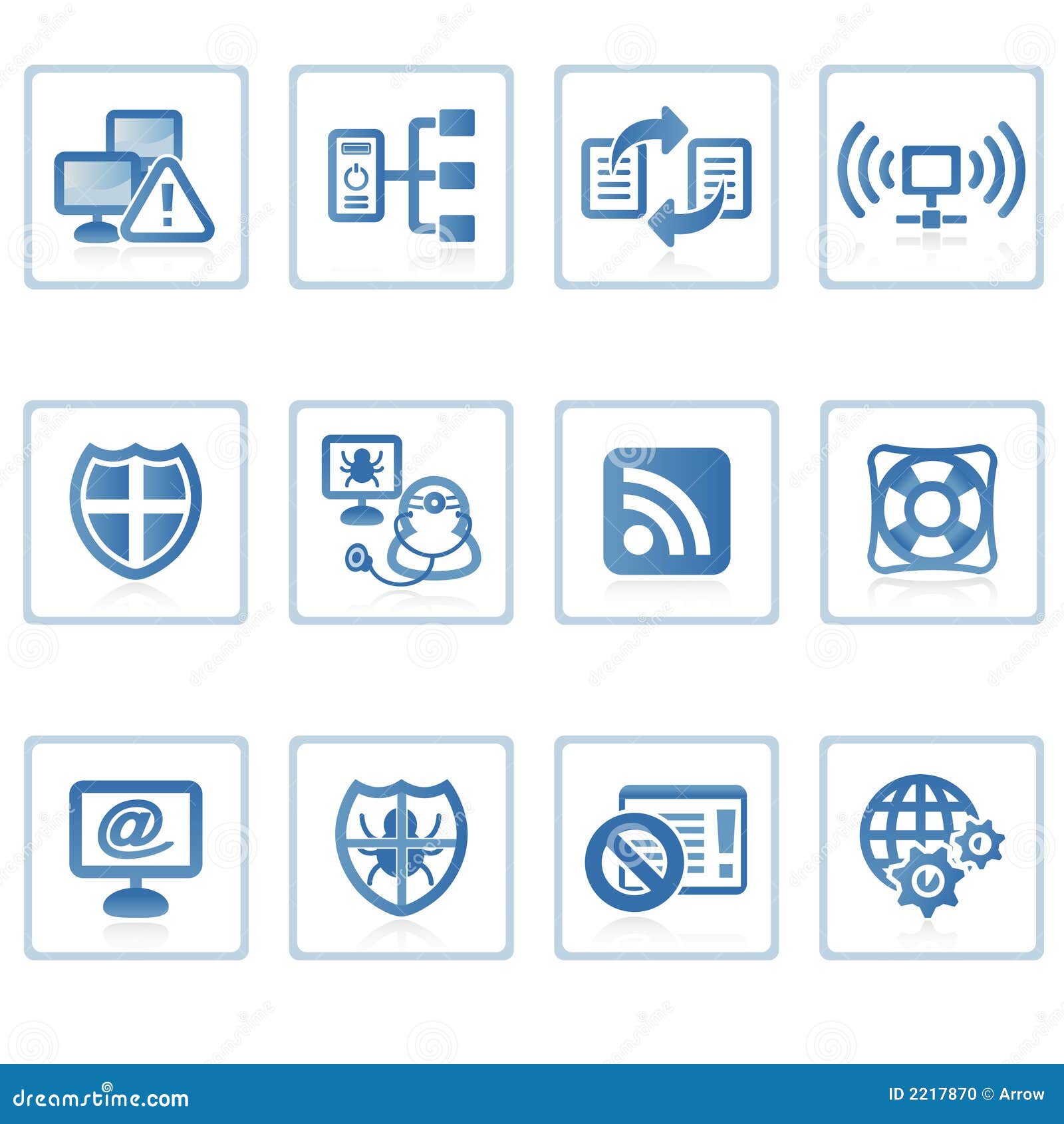 Internet and Security Icon II Editorial Image - Illustration of enter ...