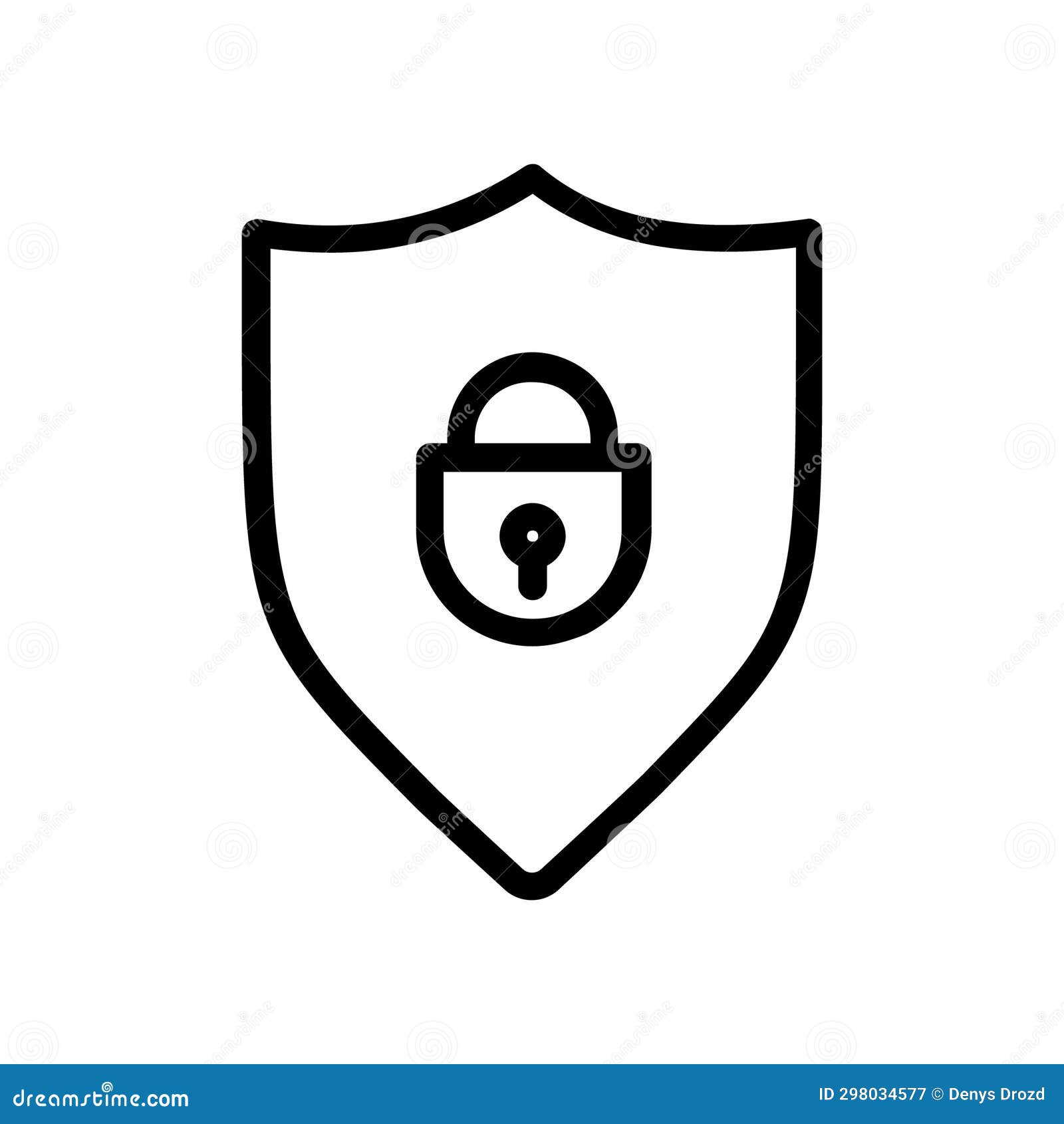 Internet Security Icon Vector. Antivirus Illustration Sign. Protection ...