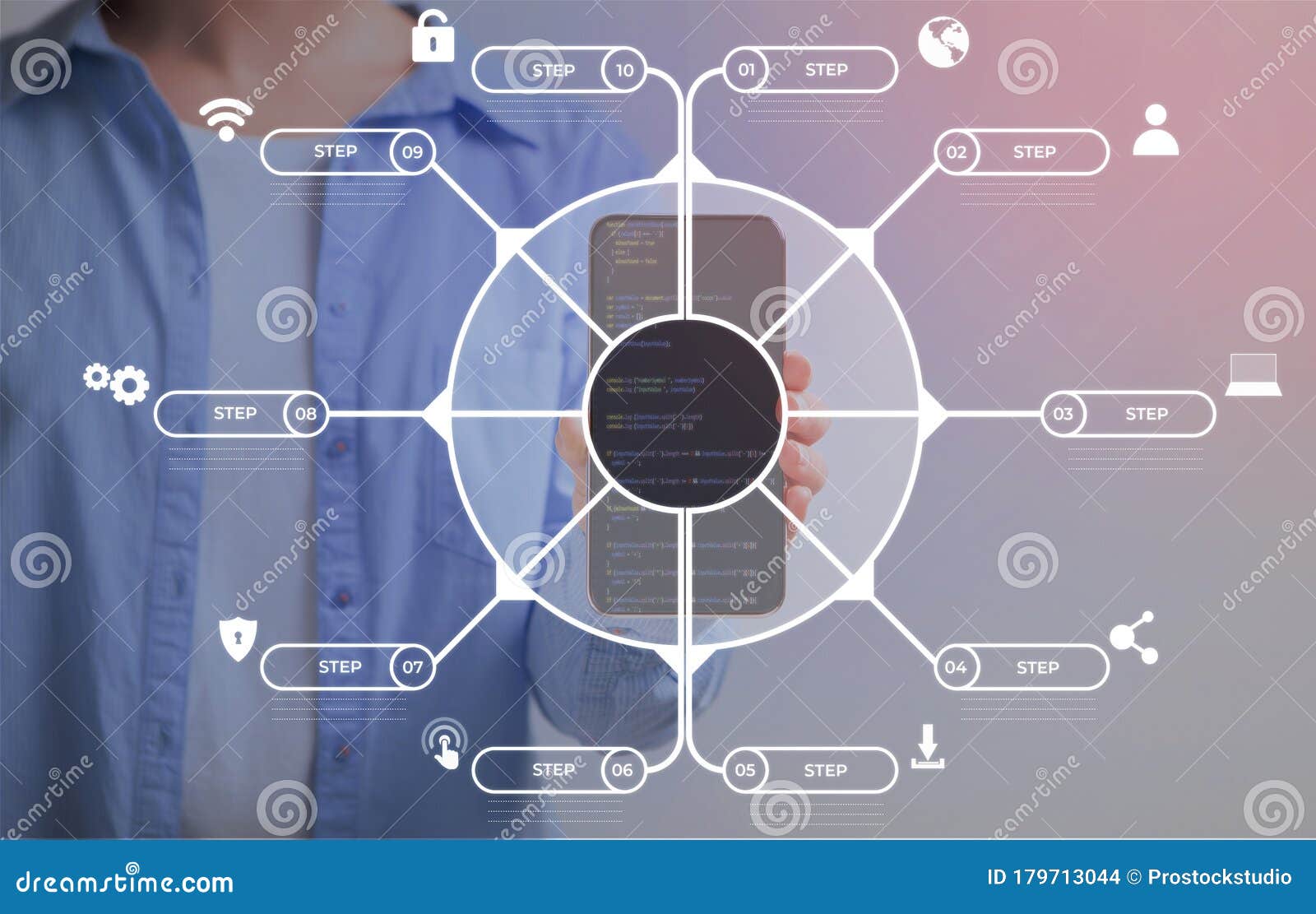 Internet Security Infographic 10 Steps Circle Virtual Design Stock ... Internet Security Infographic 10 Steps Circle Virtual Design Stock ...
