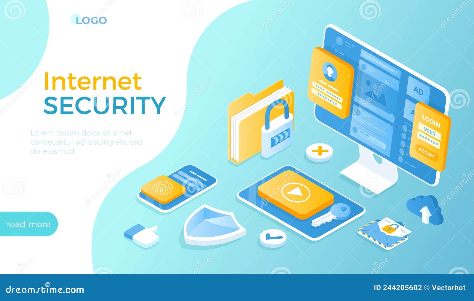Internet Security, Payment Security, Personal Data Protection, Safety ...