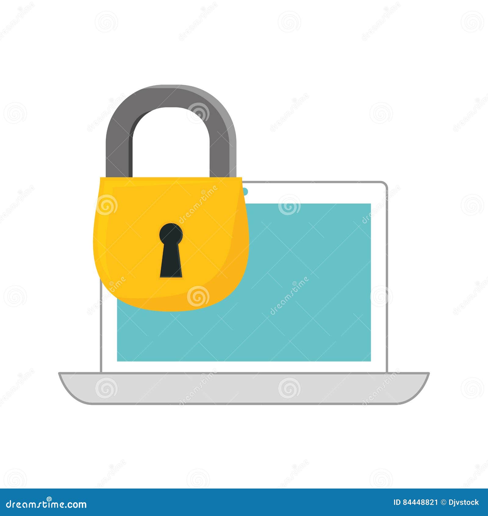 Internet Security Related Icons Image Stock Illustration - Illustration ...