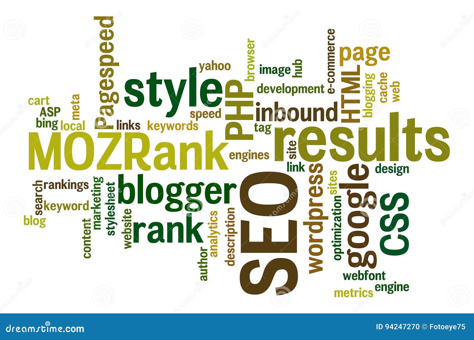 Internet SEO Word Tag Cloud Illustration Ilustração Stock - Ilustração ...