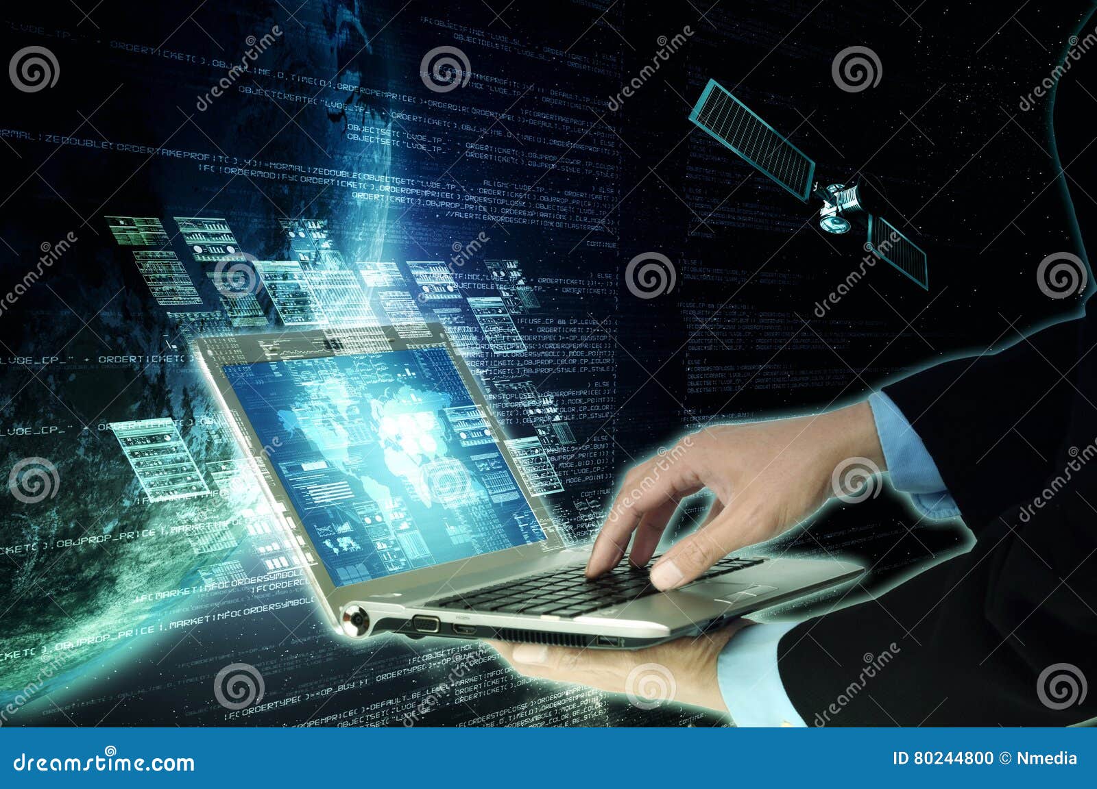 Internet Server Programming Technology Concept Stock Photo - Image of ...
