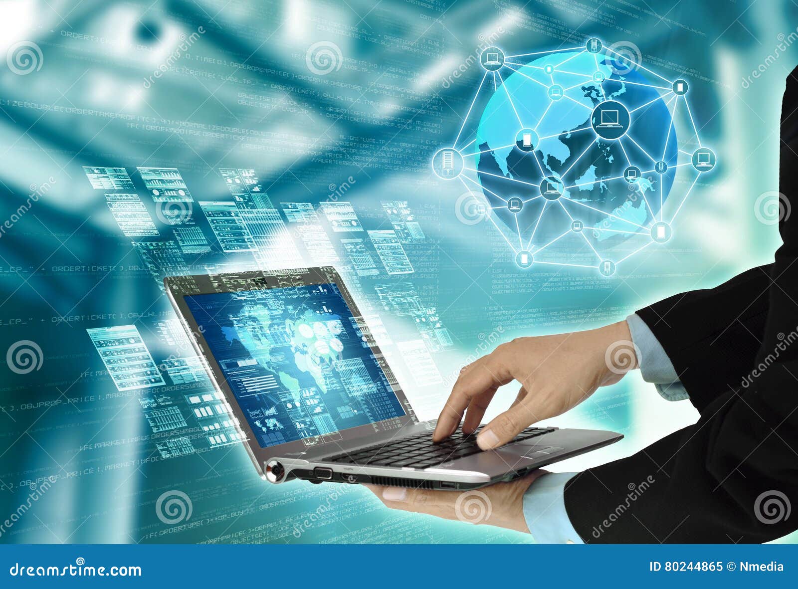 Internet Server Programming Technology Concept Stock Image - Image of ...