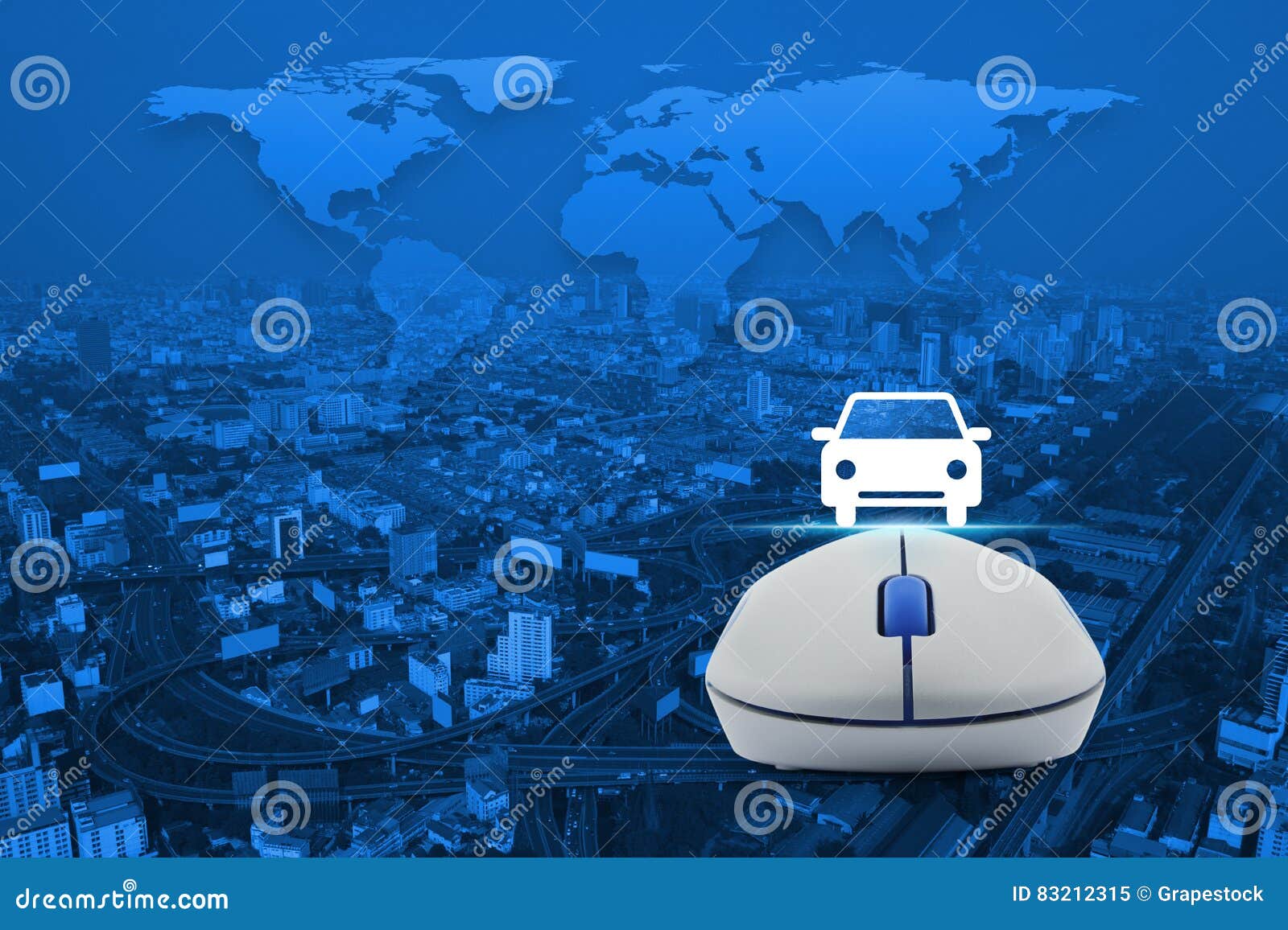 Internet Service Car Concept, Elements of this Image Furnished B Stock ...