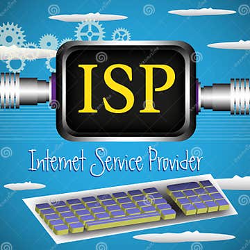 Internet service provider stock vector. Illustration of abstract - 57102297