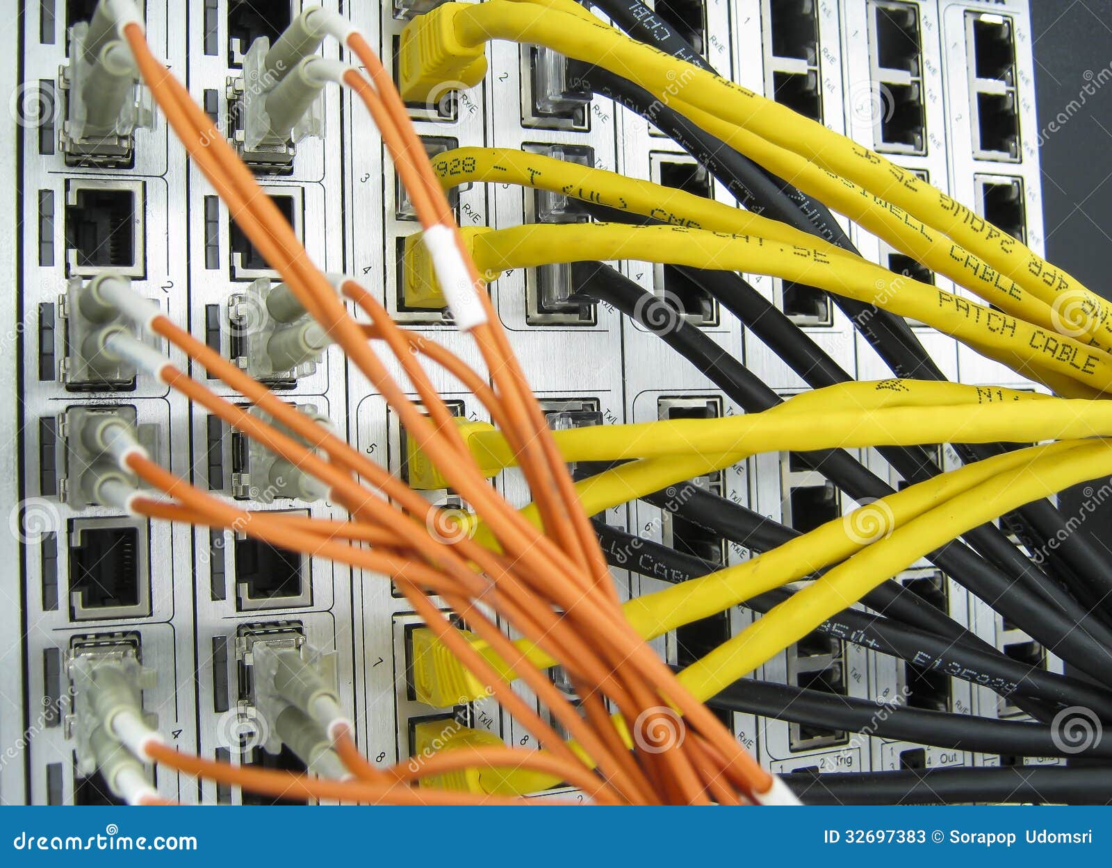 Internet Service Provider Communications Equipment Stock Image - Image ...