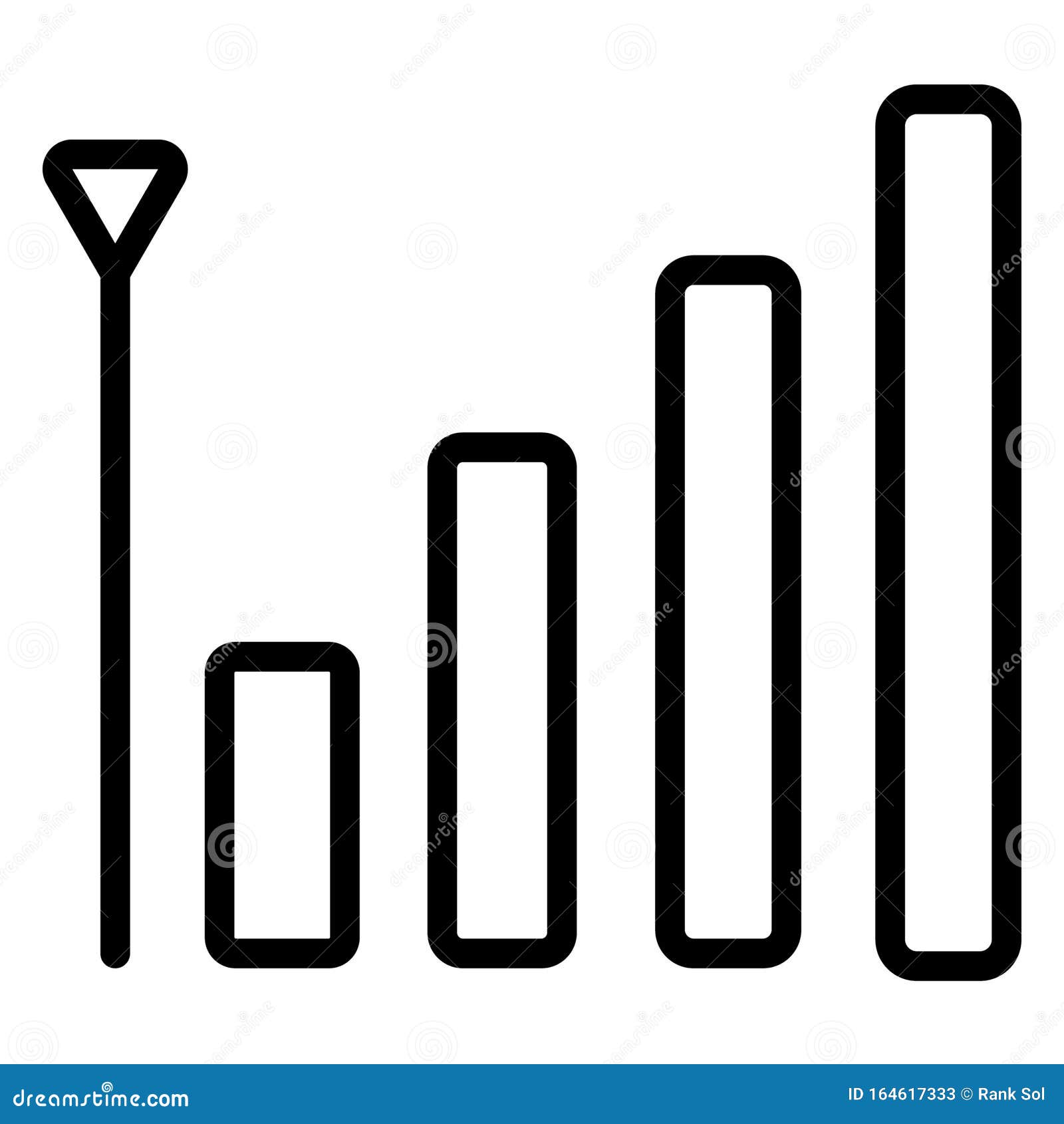Internet Signals Isolated Vector Icon Fully Editable Stock Illustration ...