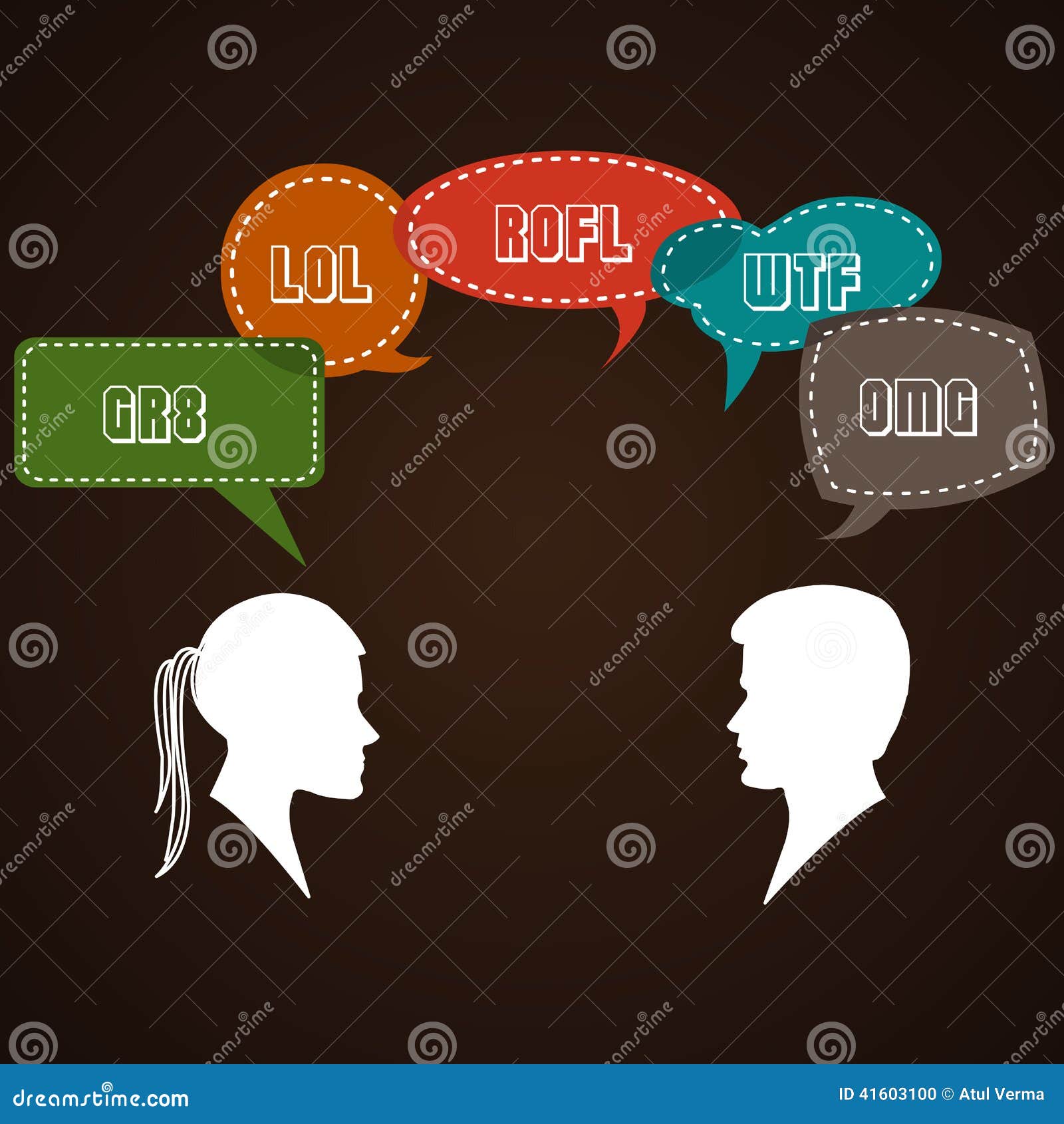 Slang Computer Shortcut IMHO On The Document Icon Stock Image ...