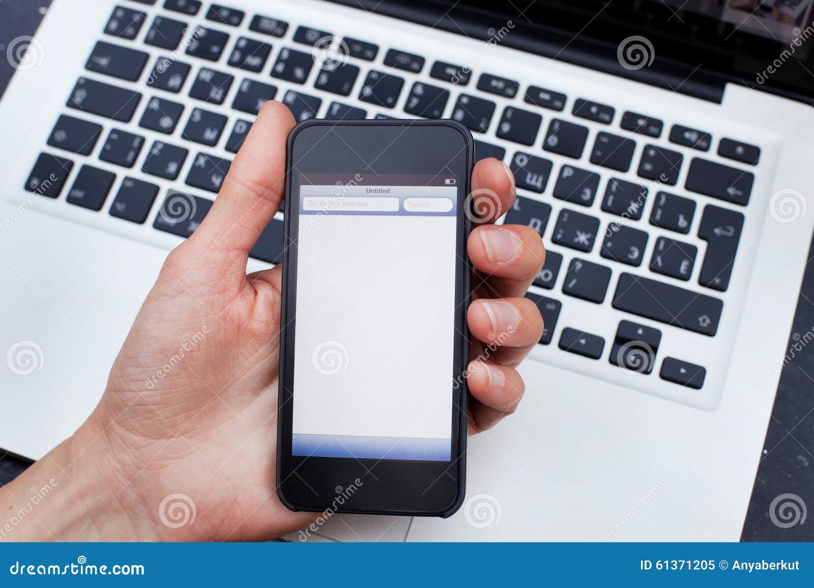 Internet on smartphone stock image. Image of network - 61371205