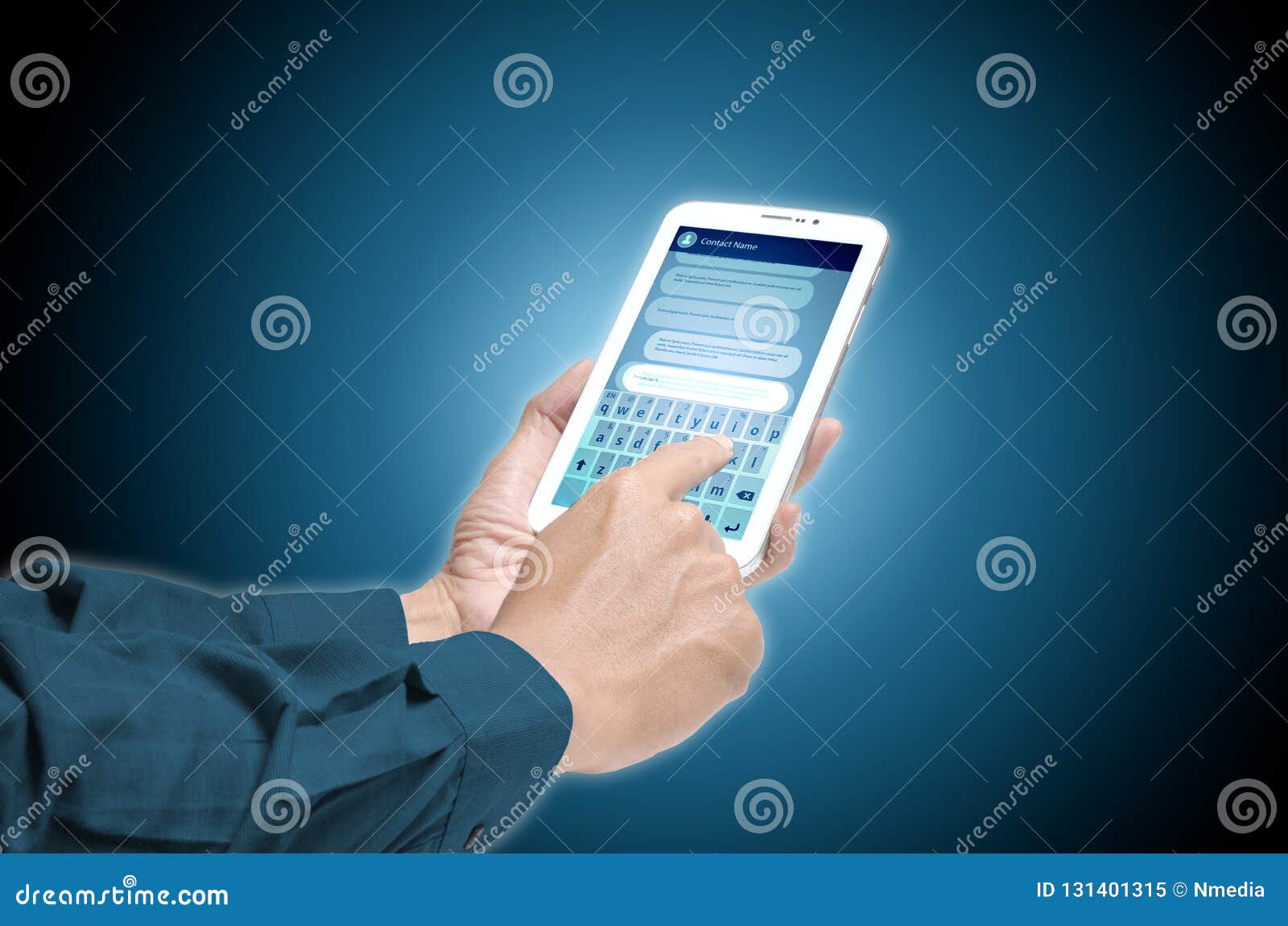 Internet Social Media and Chatting Application Concept Stock Image ...
