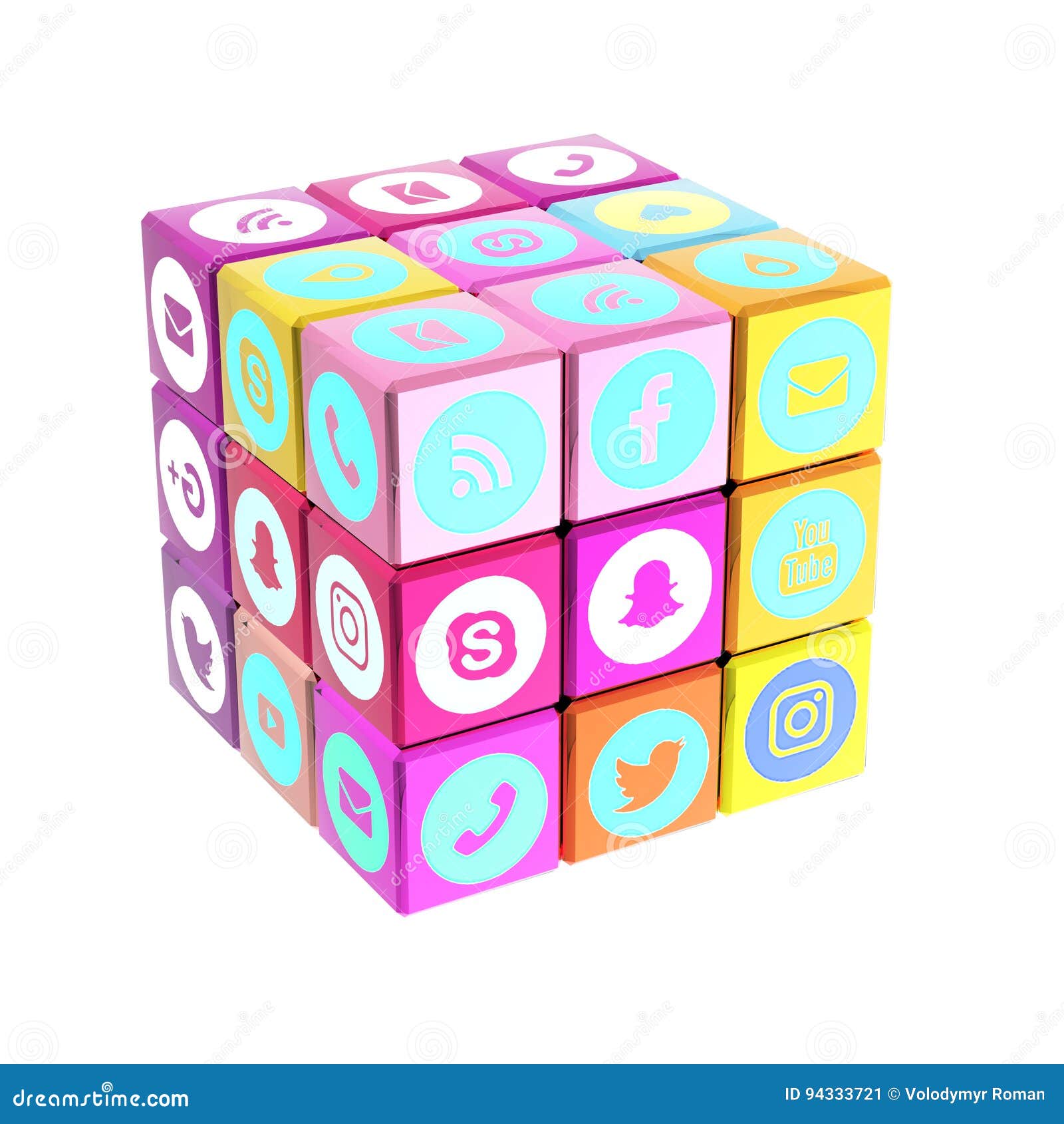 Internet Social Media Icons Editorial Photo - Illustration of business ...