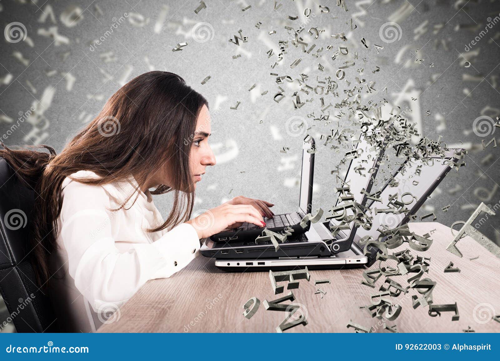 Internet And Social Network Addiction Stock Image Image Of Computer