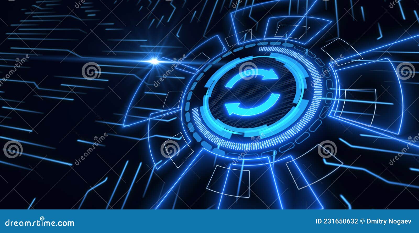 Internet Software and Technology Update Concept Stock Illustration ...