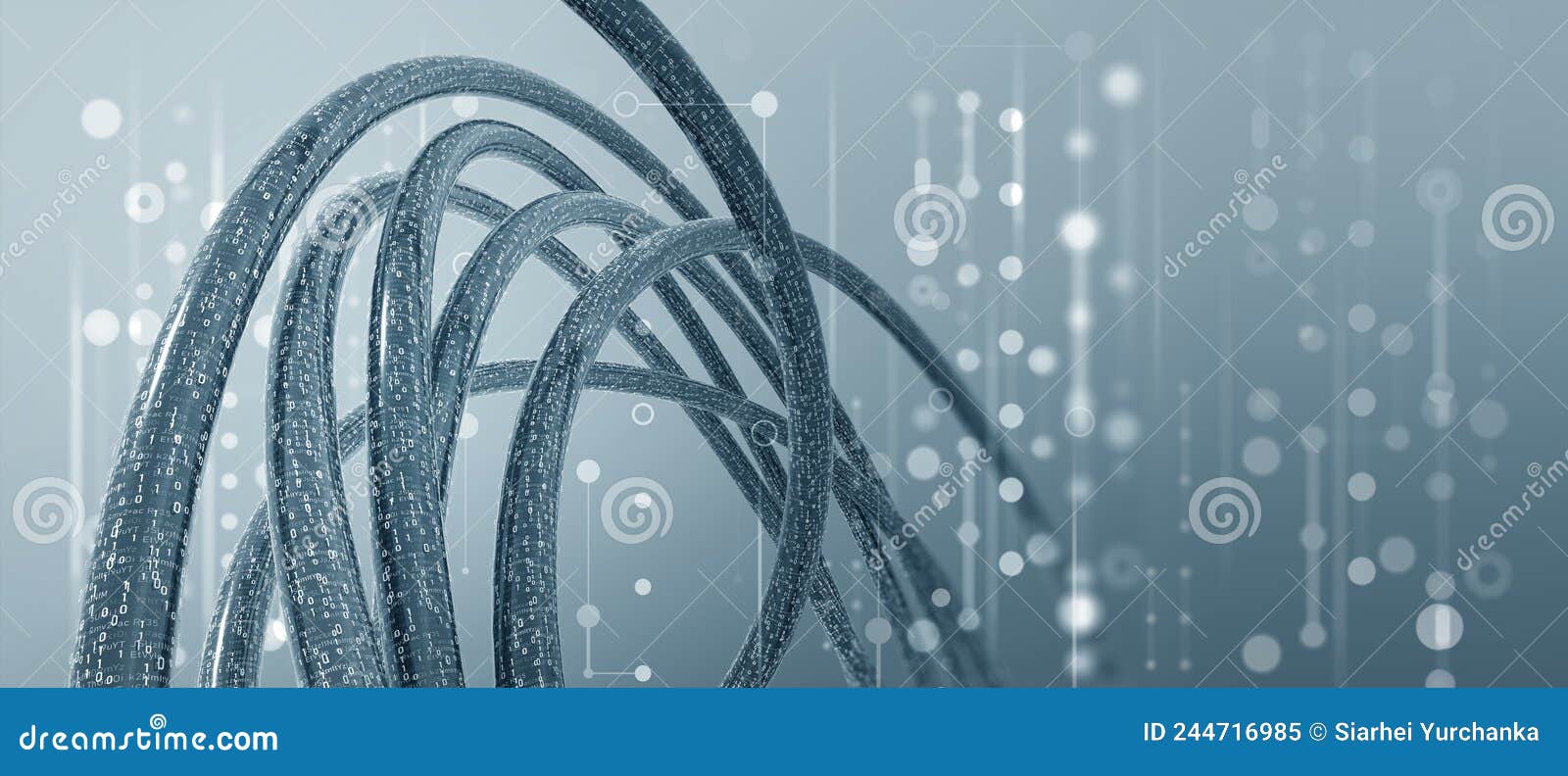 Cyber Technologies Of Future. Neural Network Of A Synthetic Organism ...