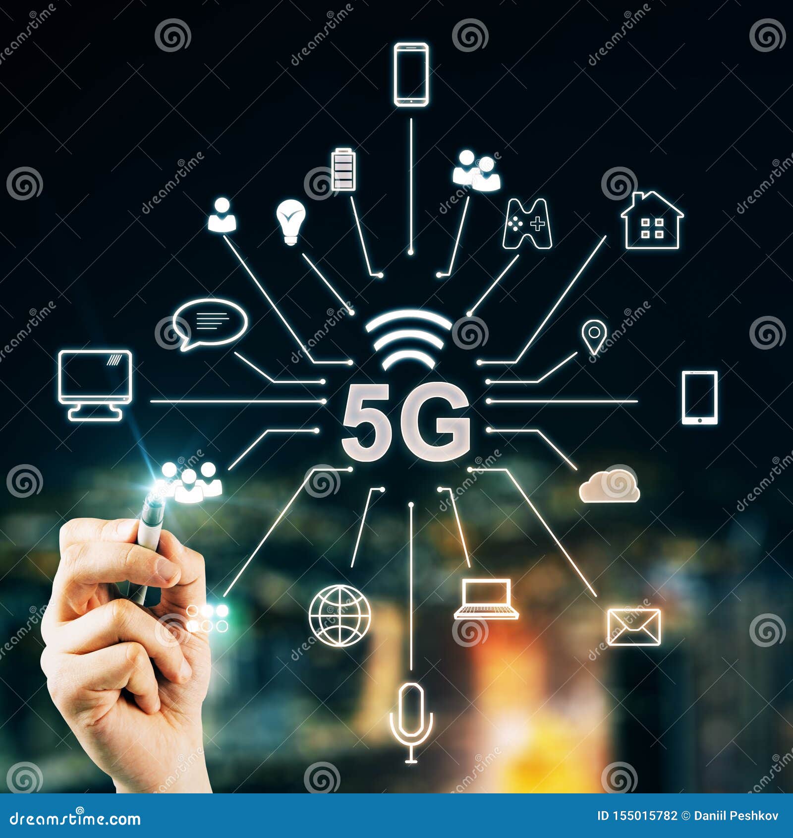 Internet Speed and Ai Concept Stock Photo - Image of media, city: 155015782