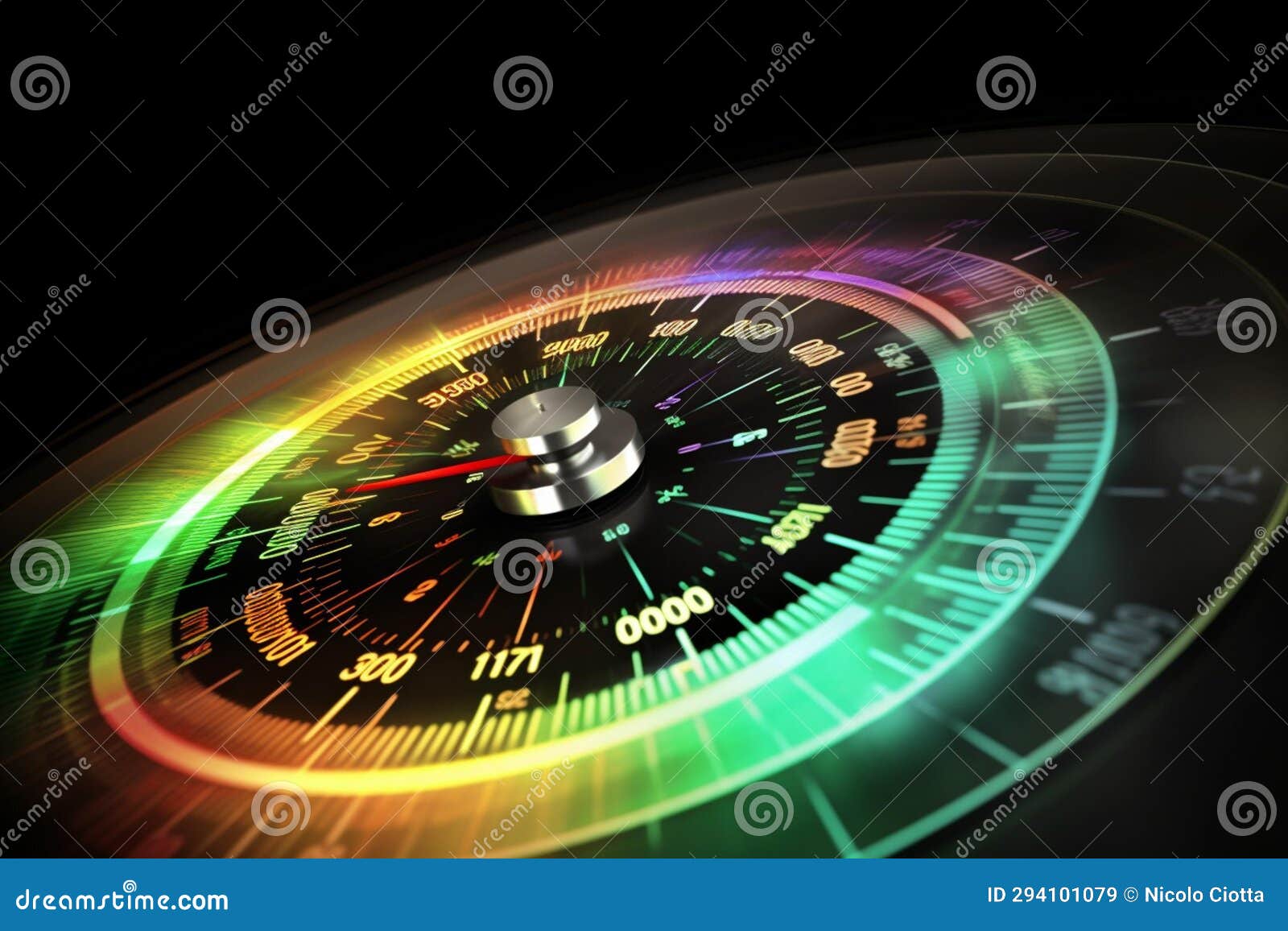 Internet Speed: the Fast Lane of Data Transfer Stock Illustration ...