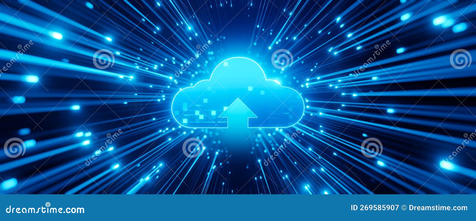 Internet Speed Lines Point Towards the Hammer Which Represents the ...