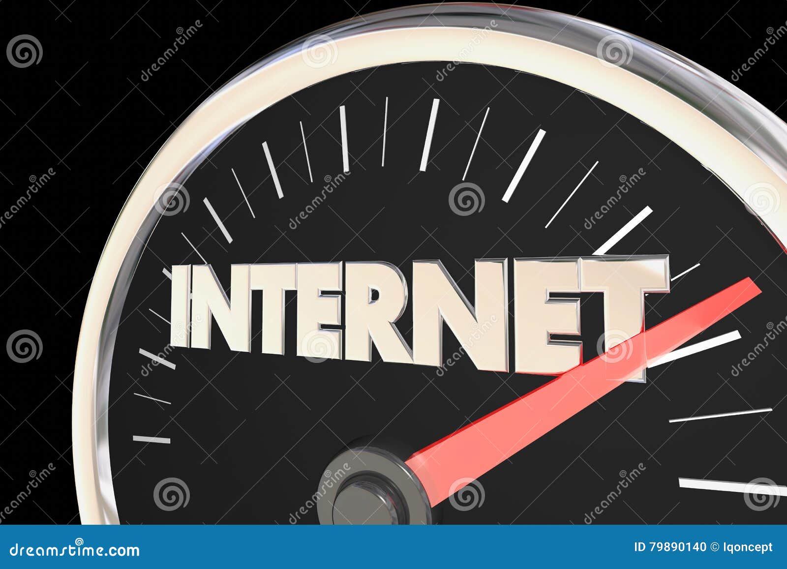 Internet Speedometer Fast Service Word Stock Illustration ...