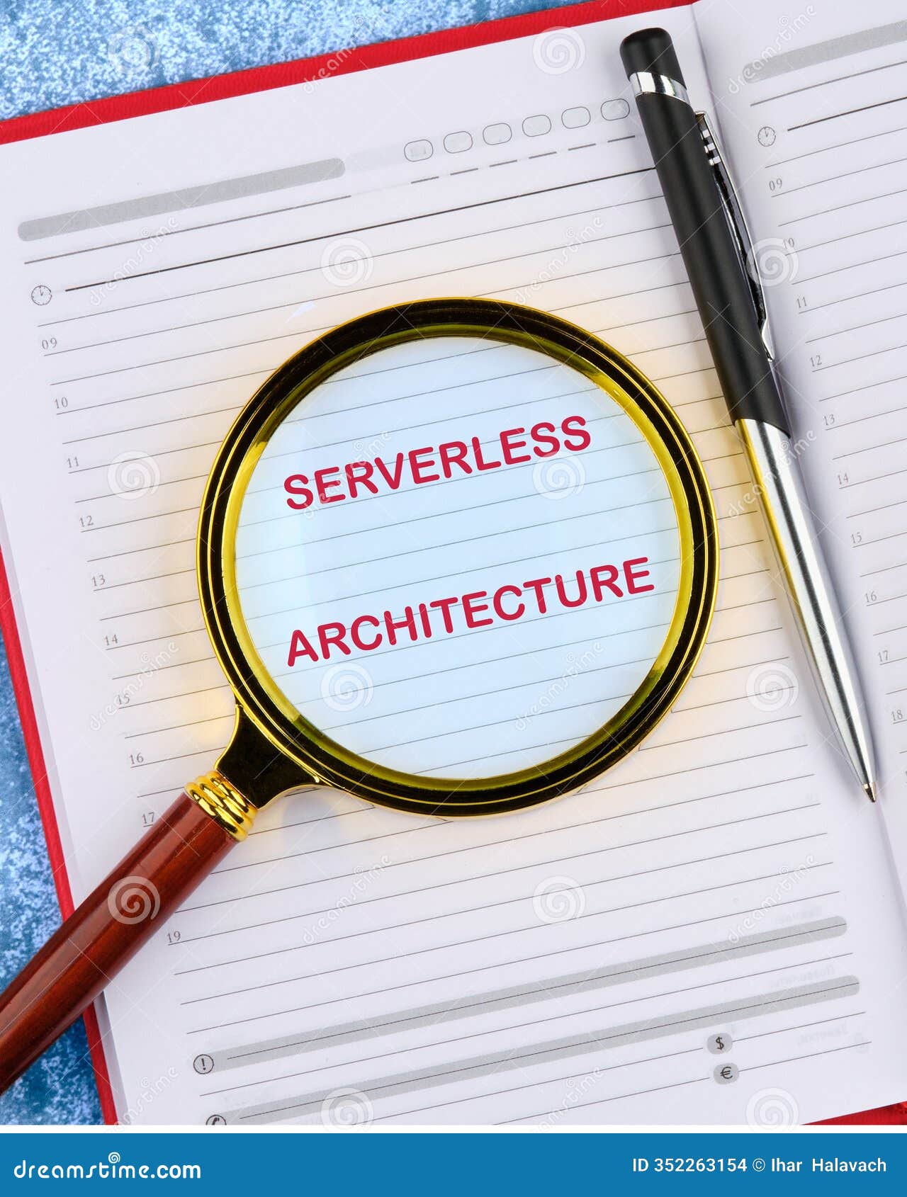 Internet Storage and Network Infrastructure Concept. SERVERLESS ...