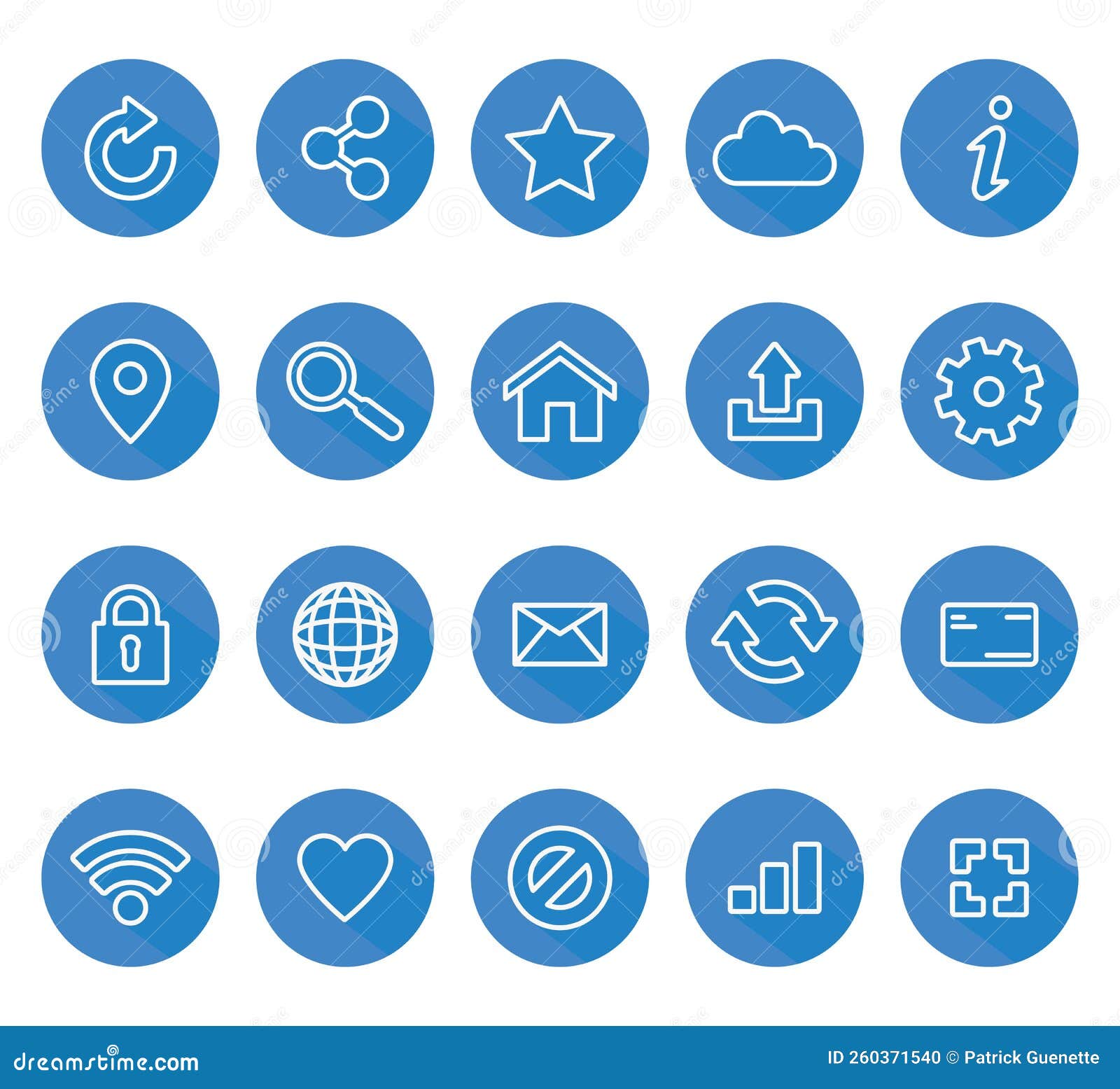 Internet surfing, icon stock vector. Illustration of concept - 260371540