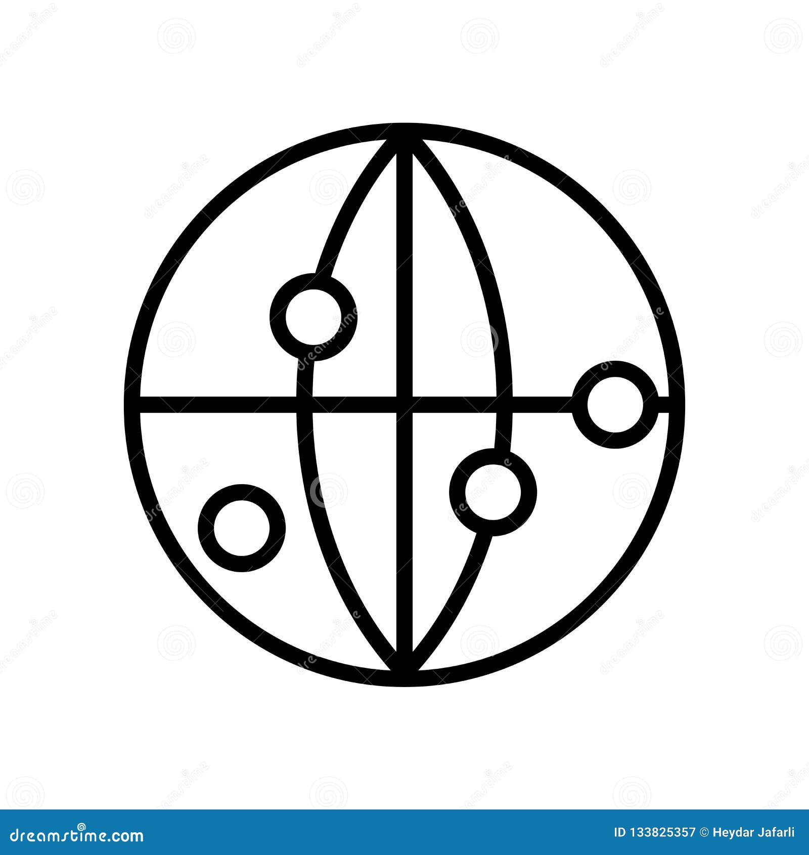 Internet Symbol Icon Vector Isolated on White Background, Intern Stock ...