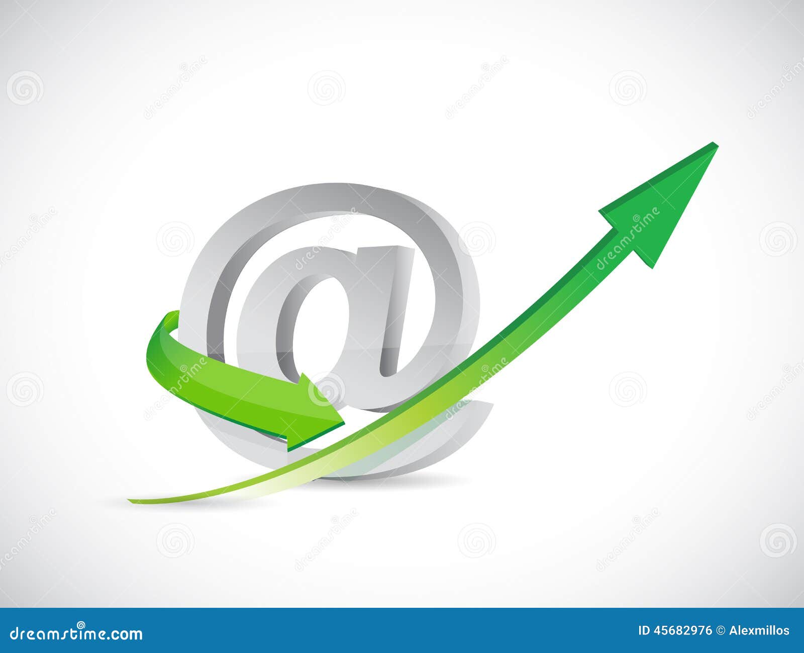 Internet at Symbol and Up Arrow. Stock Illustration - Illustration of ...