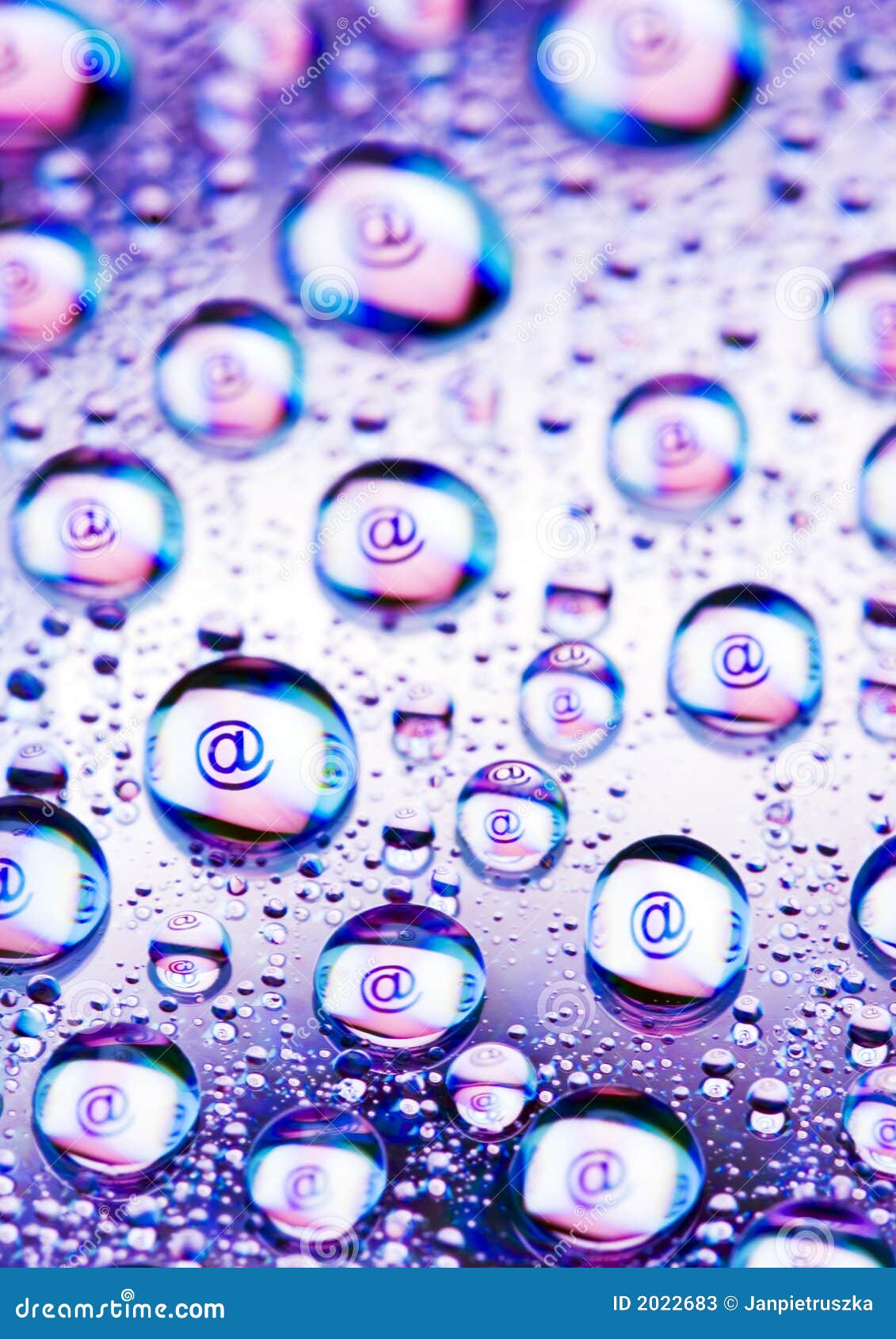 Internet symbols ( @ ) stock image. Image of bind, digital - 2022683