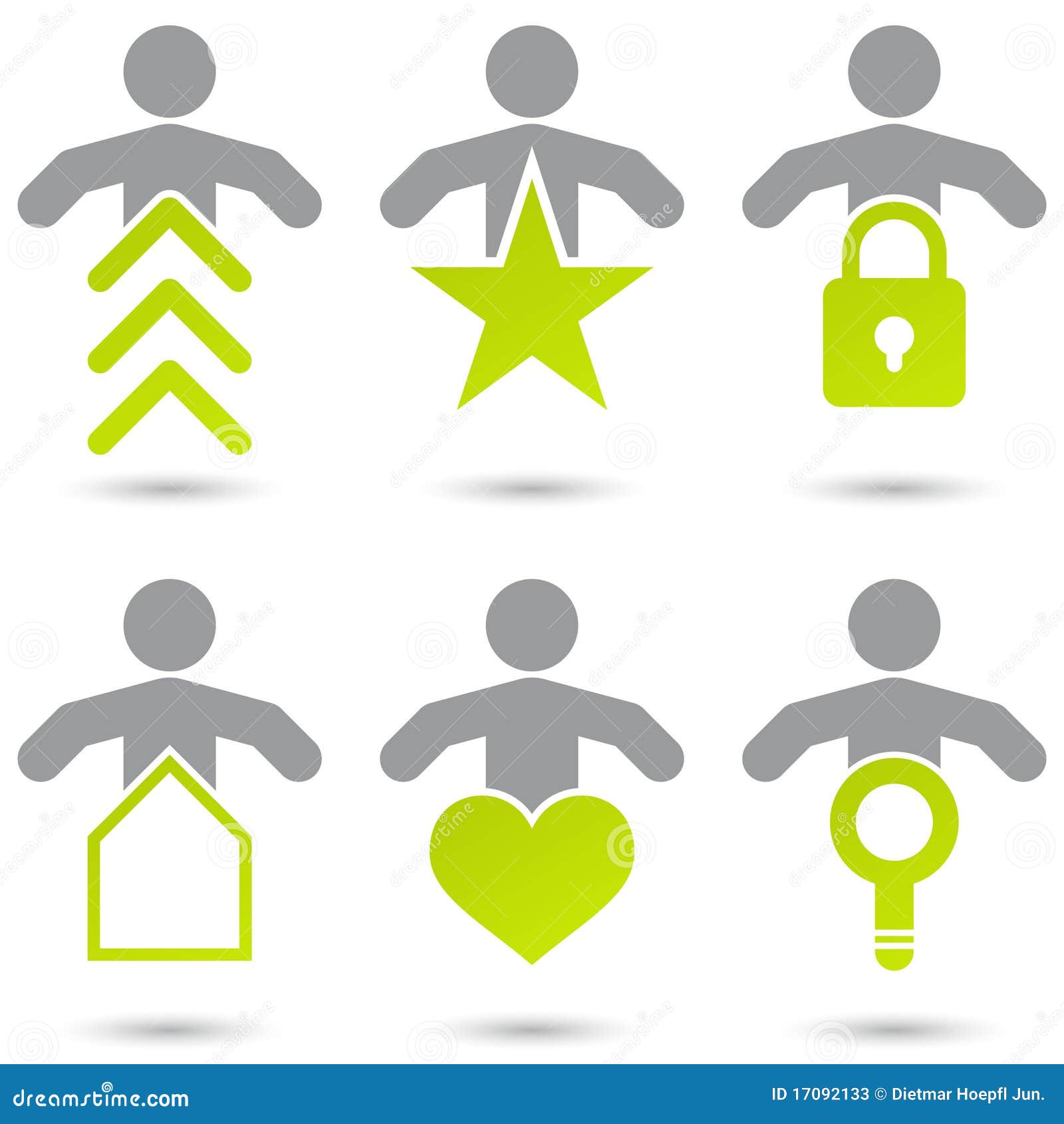 Internet Symbols with People Stock Vector - Illustration of bright ...