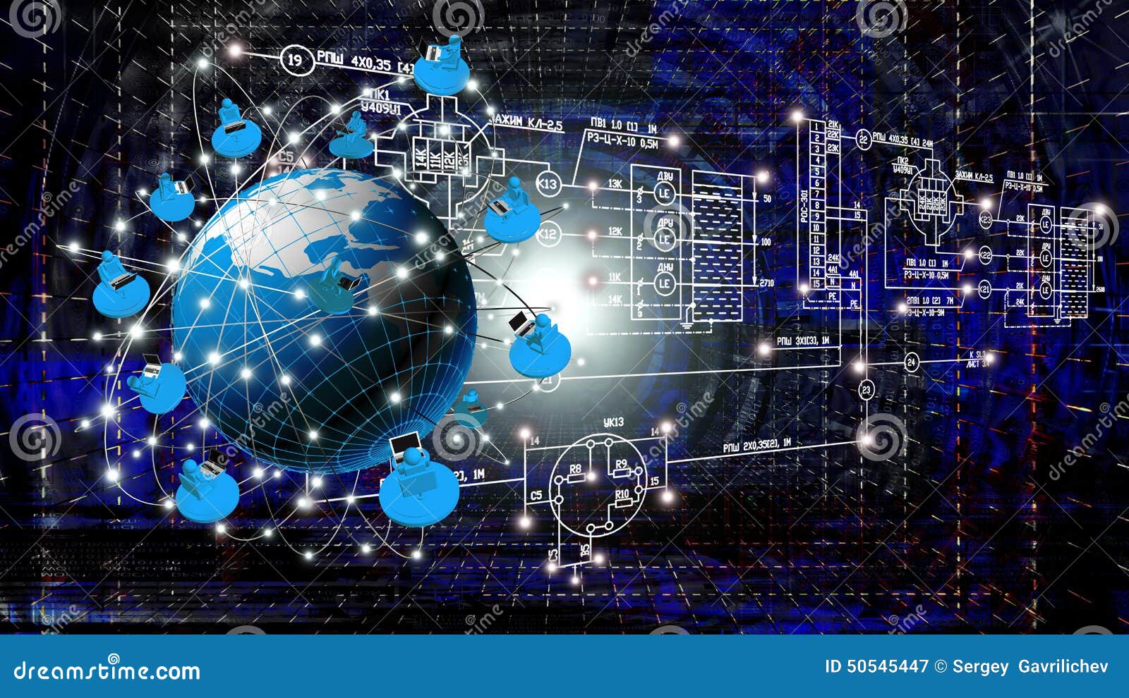 Internet technologies stock image. Image of globe, engineering - 50545447