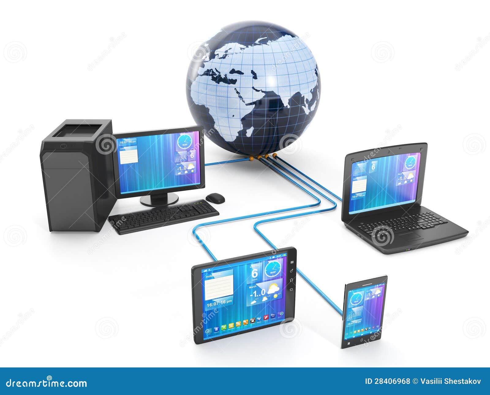 Internet technology stock illustration. Illustration of keyboard - 28406968